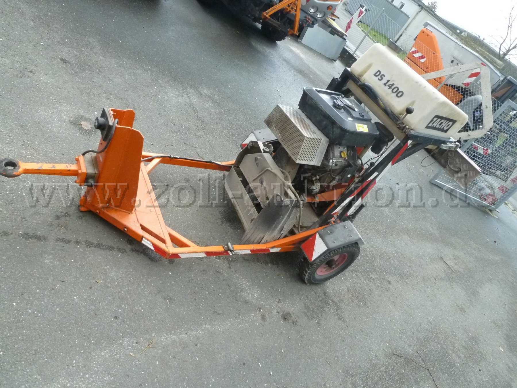 Zoll-Auktion - 1 Anhänger Zacho DS1400 Kanaldeckel Schneidmaschine (ID ...