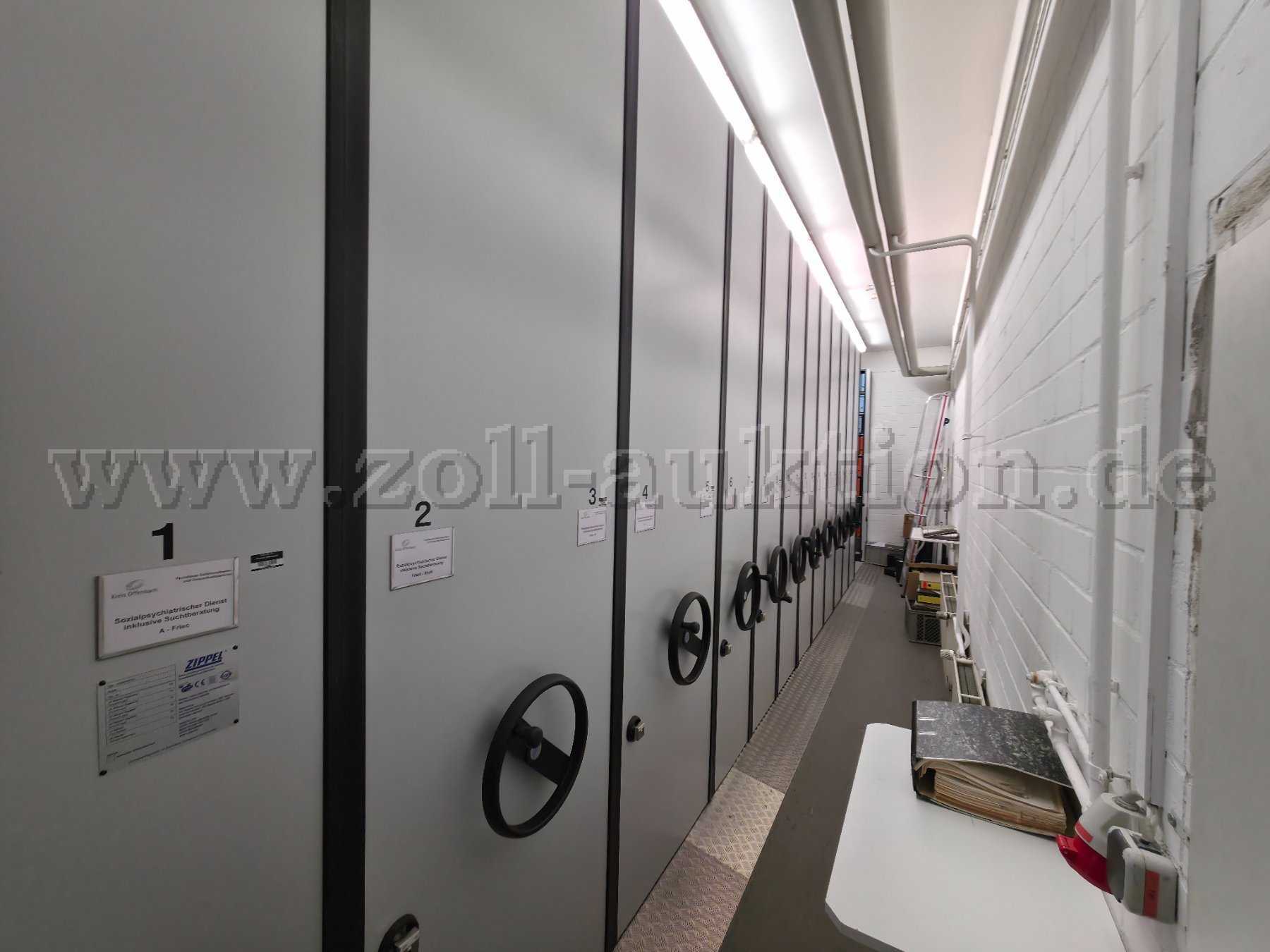 Zoll-Auktion - 1 Archiv-Aktenregal mit 24 Fächern Typ Kompass 1000 der ...