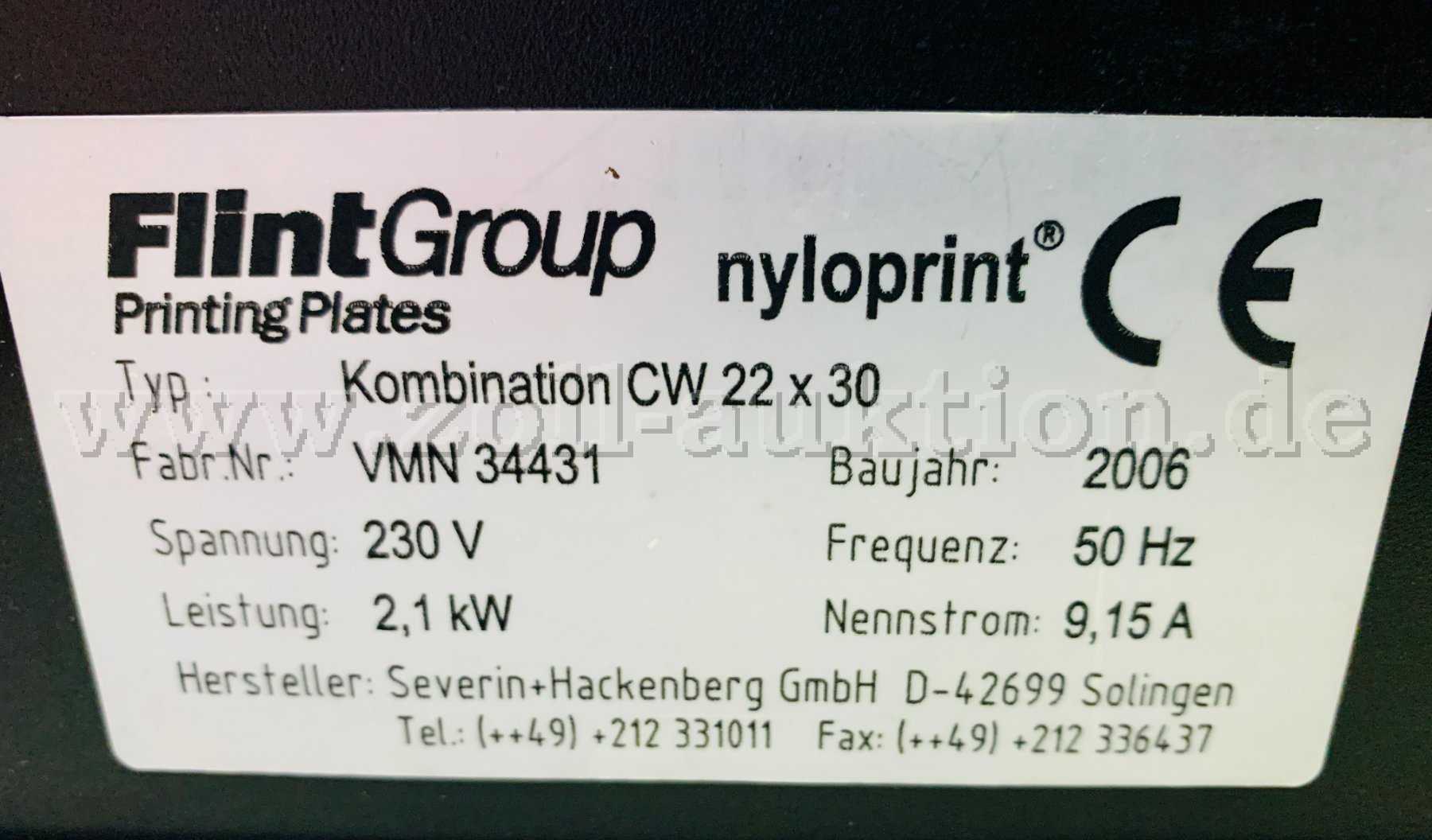 Zoll-Auktion - 1 BASF Nyloprint Gerätekombination CW 22x30 ...