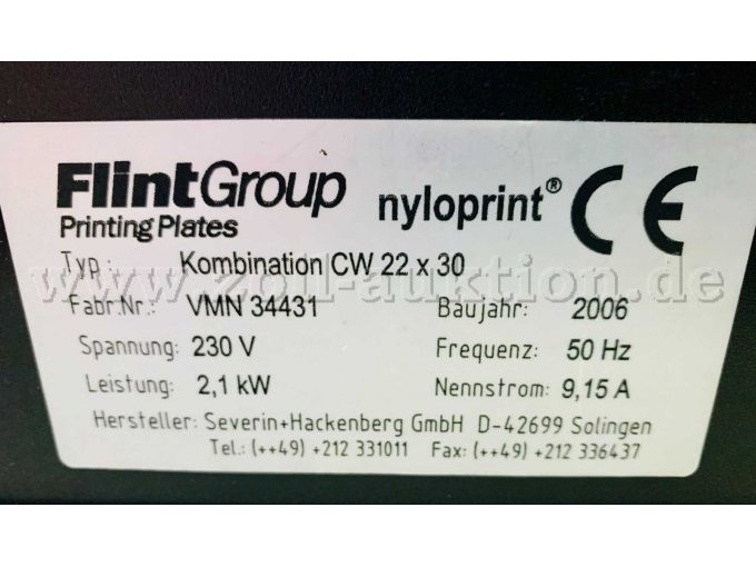 Zoll-Auktion - 1 BASF Nyloprint Gerätekombination CW 22x30 - funktionsfähig (ID 928739)