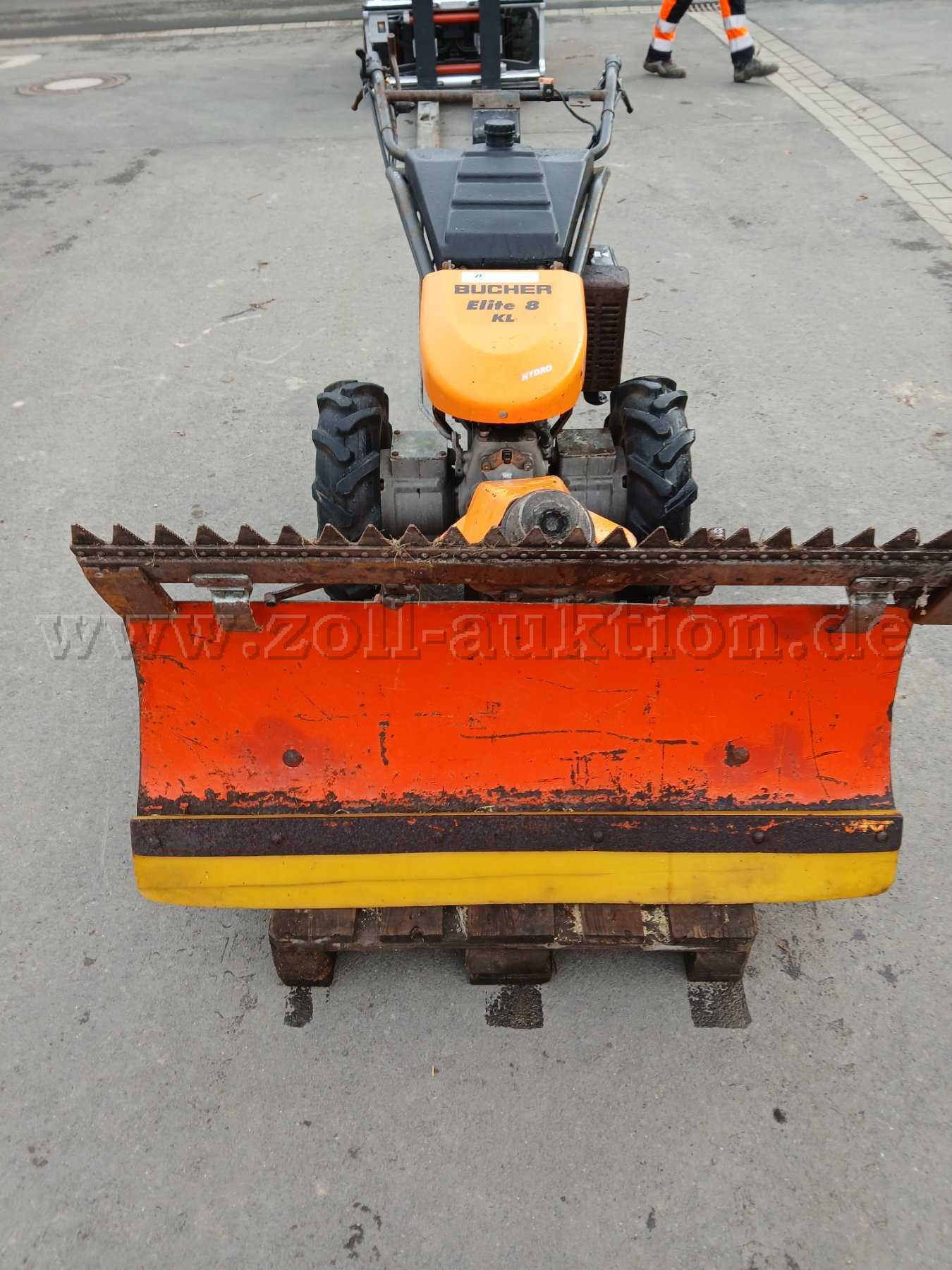 Zoll-Auktion - 1 Bucher Elite 8 KL M Einachser mit Schneepflug ...
