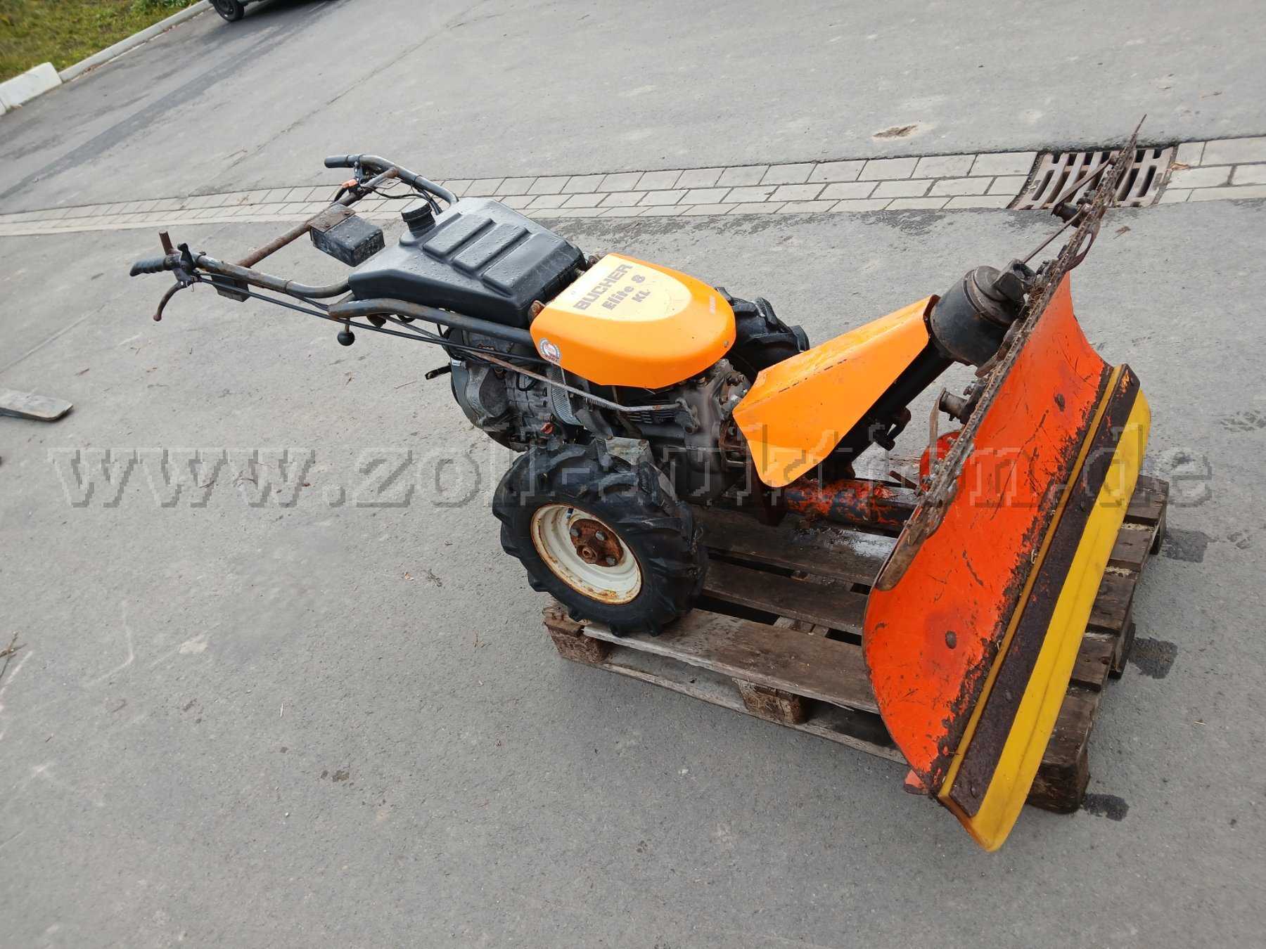 Zoll-Auktion - 1 Bucher Elite 8 KL M Einachser mit Schneepflug ...