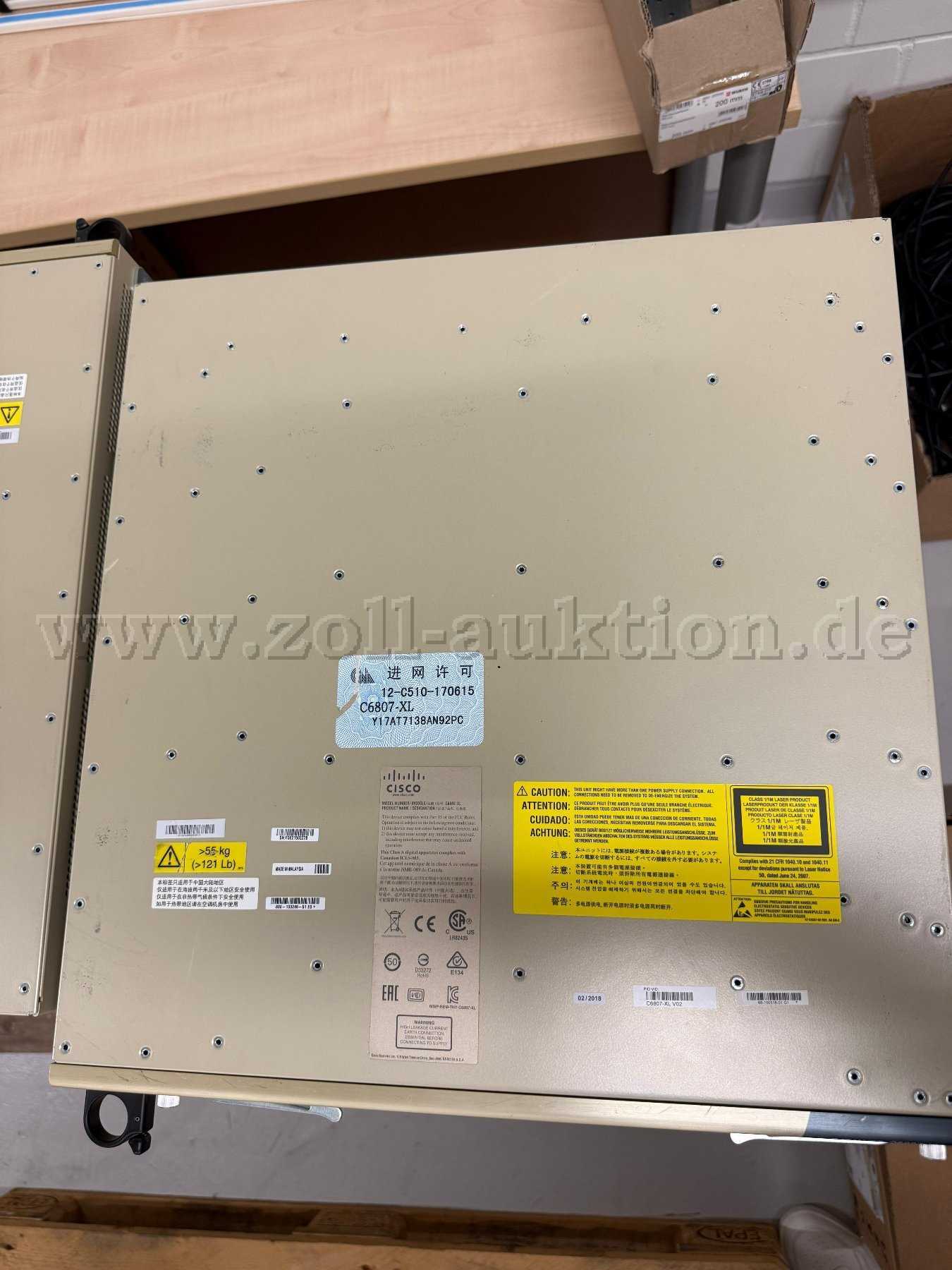 Zoll-Auktion - 1 Cisco Catalyst 6807-XL Modular Switch (ID 933391)