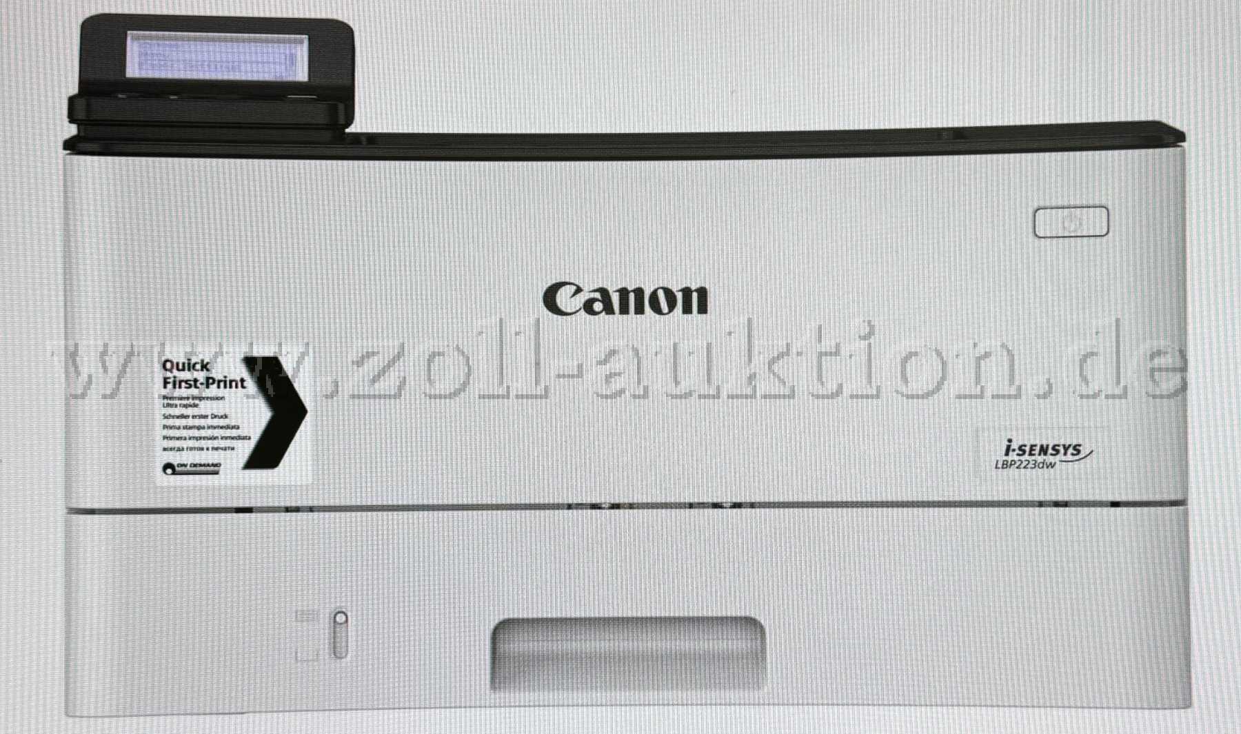 Zoll-Auktion - 1 Drucker Canon i-SENSYS LBP223dw, Laser, Schwarz Weiß (ID 928271)