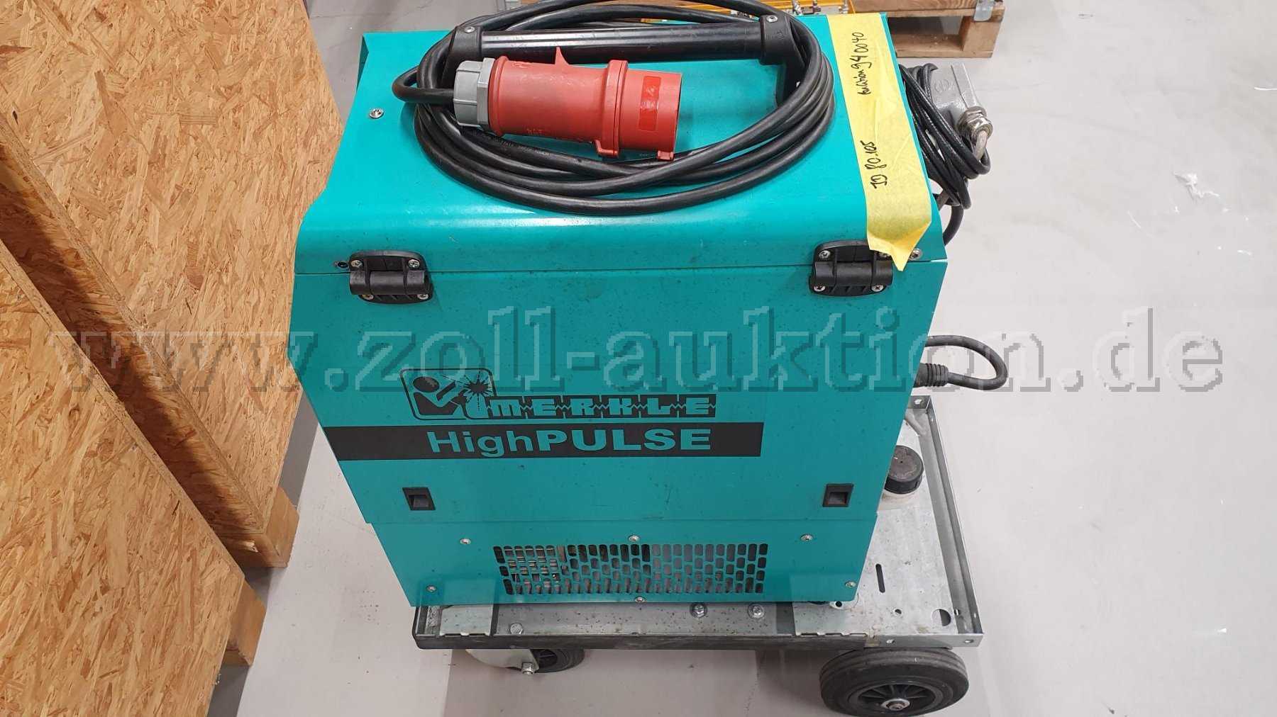 Zoll-Auktion - 1 Fabrikat "Merkle" Typ "HighPULSE" 352 K MIG/MAG ...
