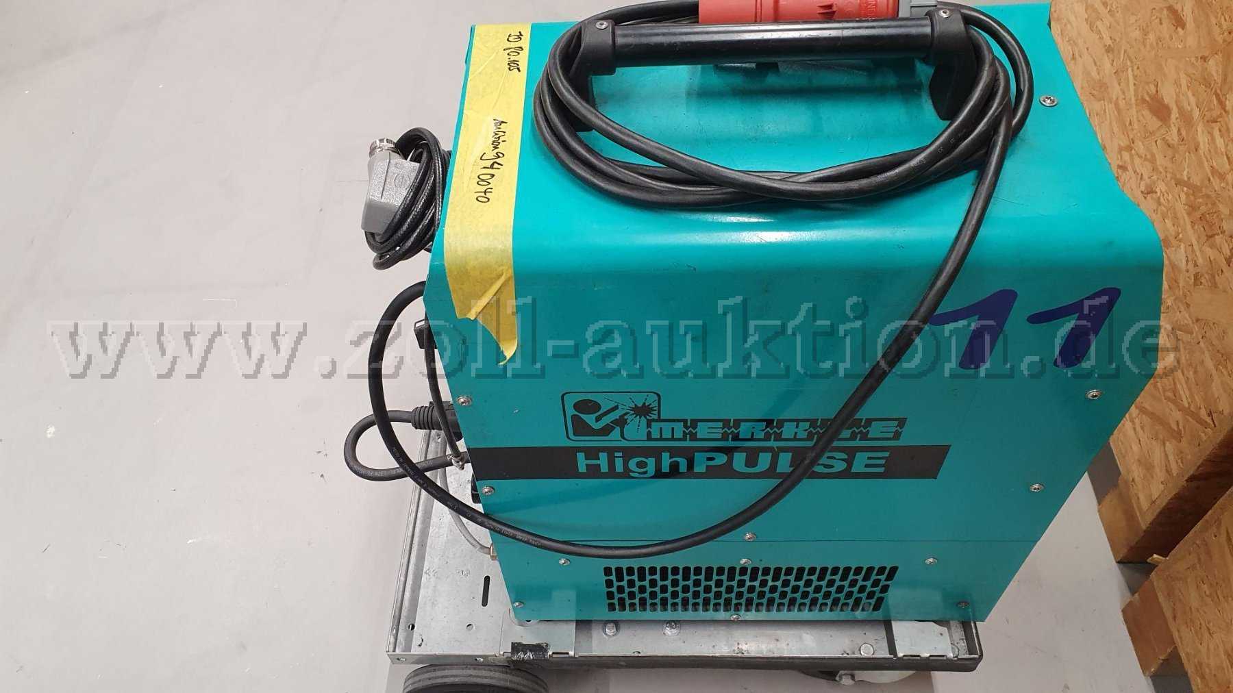 Zoll-Auktion - 1 Fabrikat "Merkle" Typ "HighPULSE" 352 K MIG/MAG ...