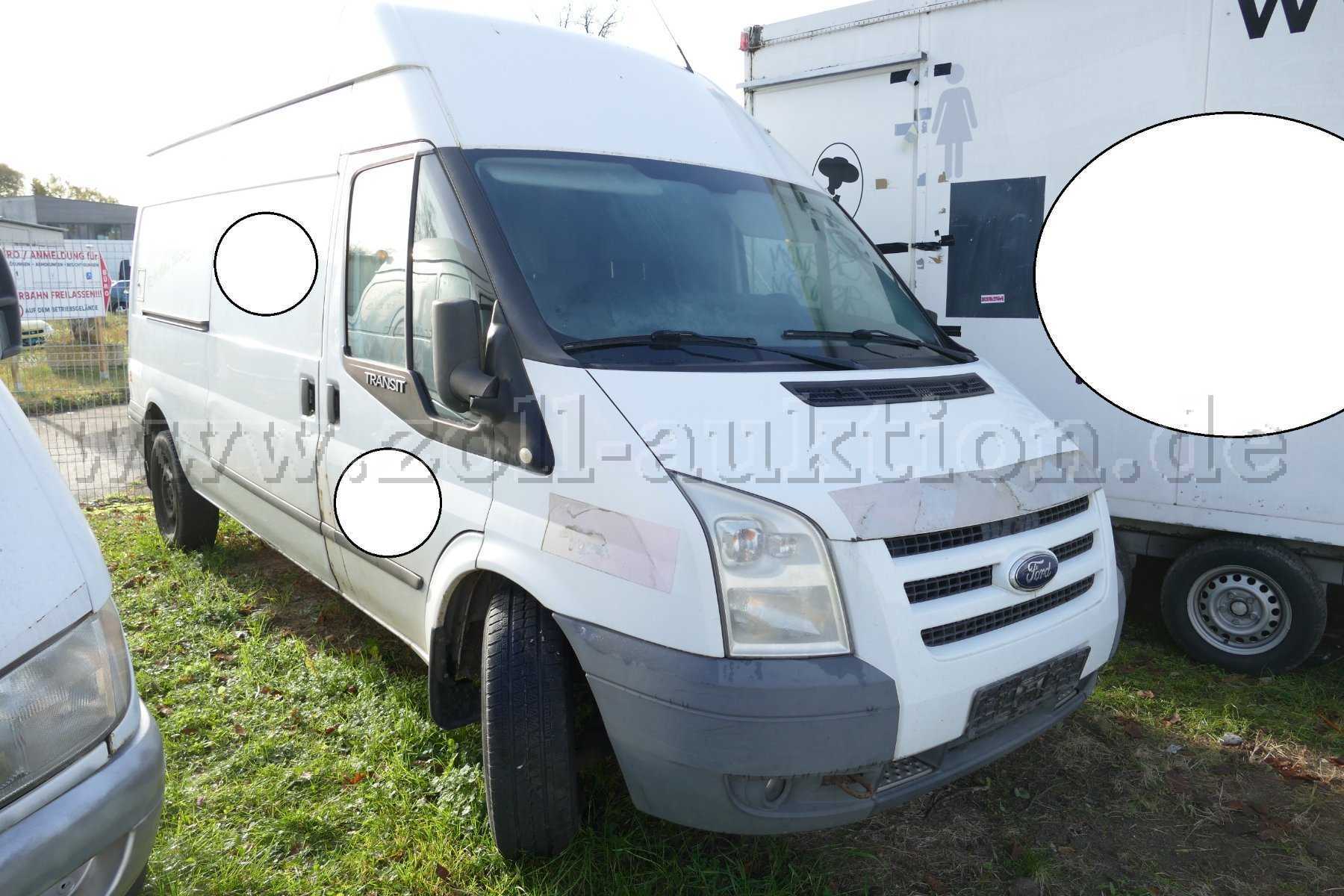 Zoll-Auktion - 1 Ford Transit Trend Kasten / Unfall- & Bastlerfahrzeug ...
