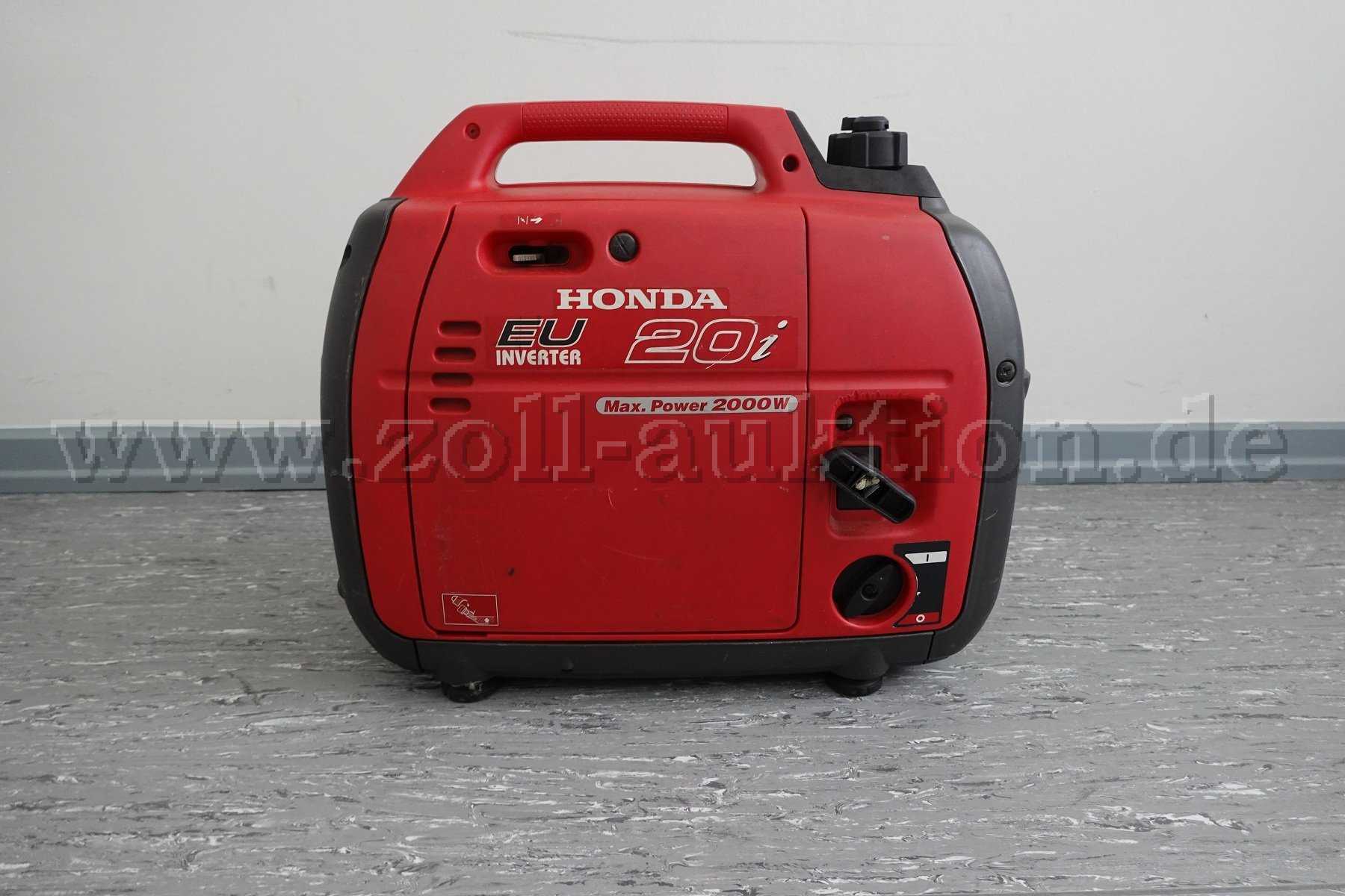 Zoll-Auktion - 1 Generator "Honda EU 20i", Inverter, gebraucht (ID 964689)