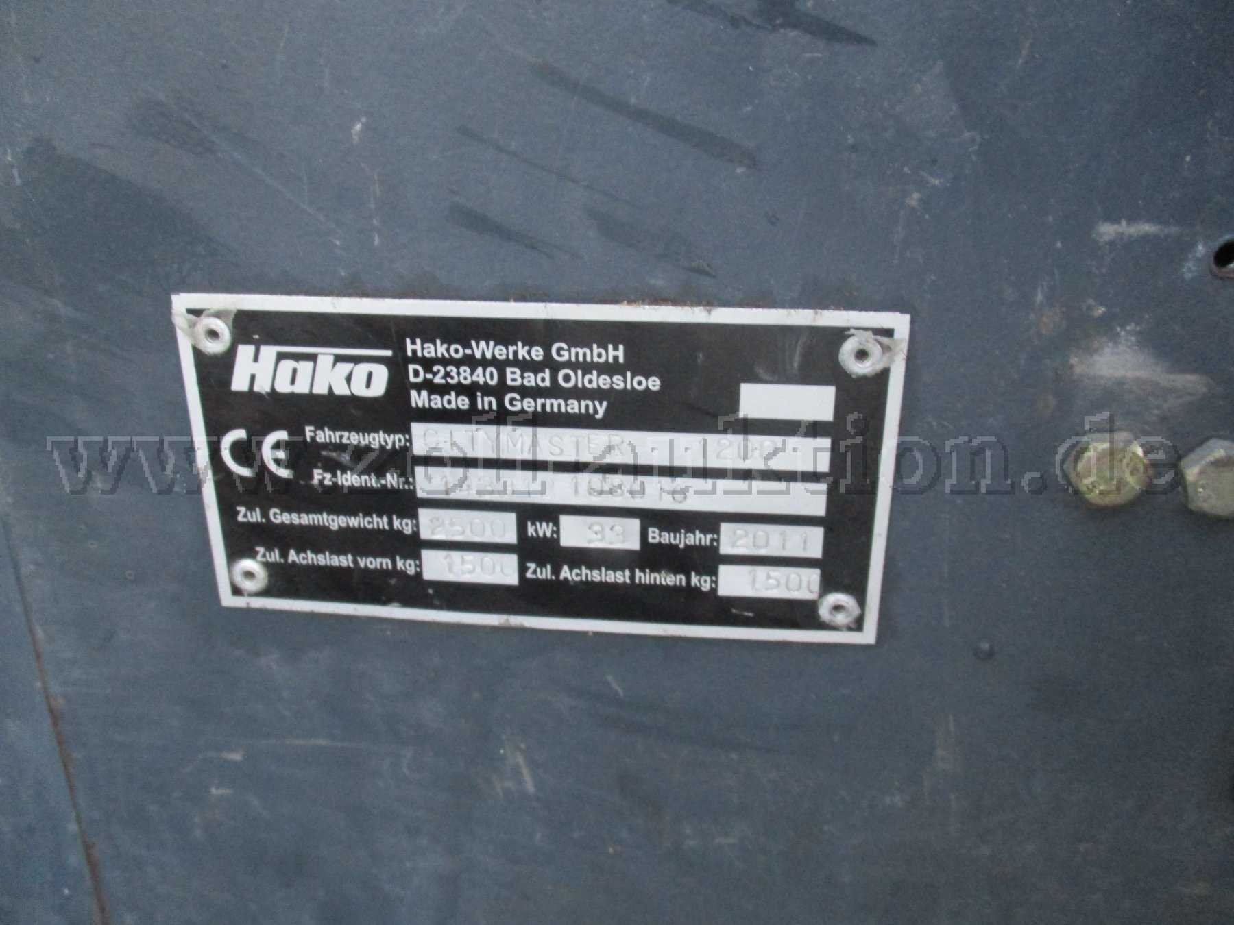 Zoll-Auktion - 1 HAKO Citymaster 1200 Kehrmaschine - Bastlerfahrzeug ...