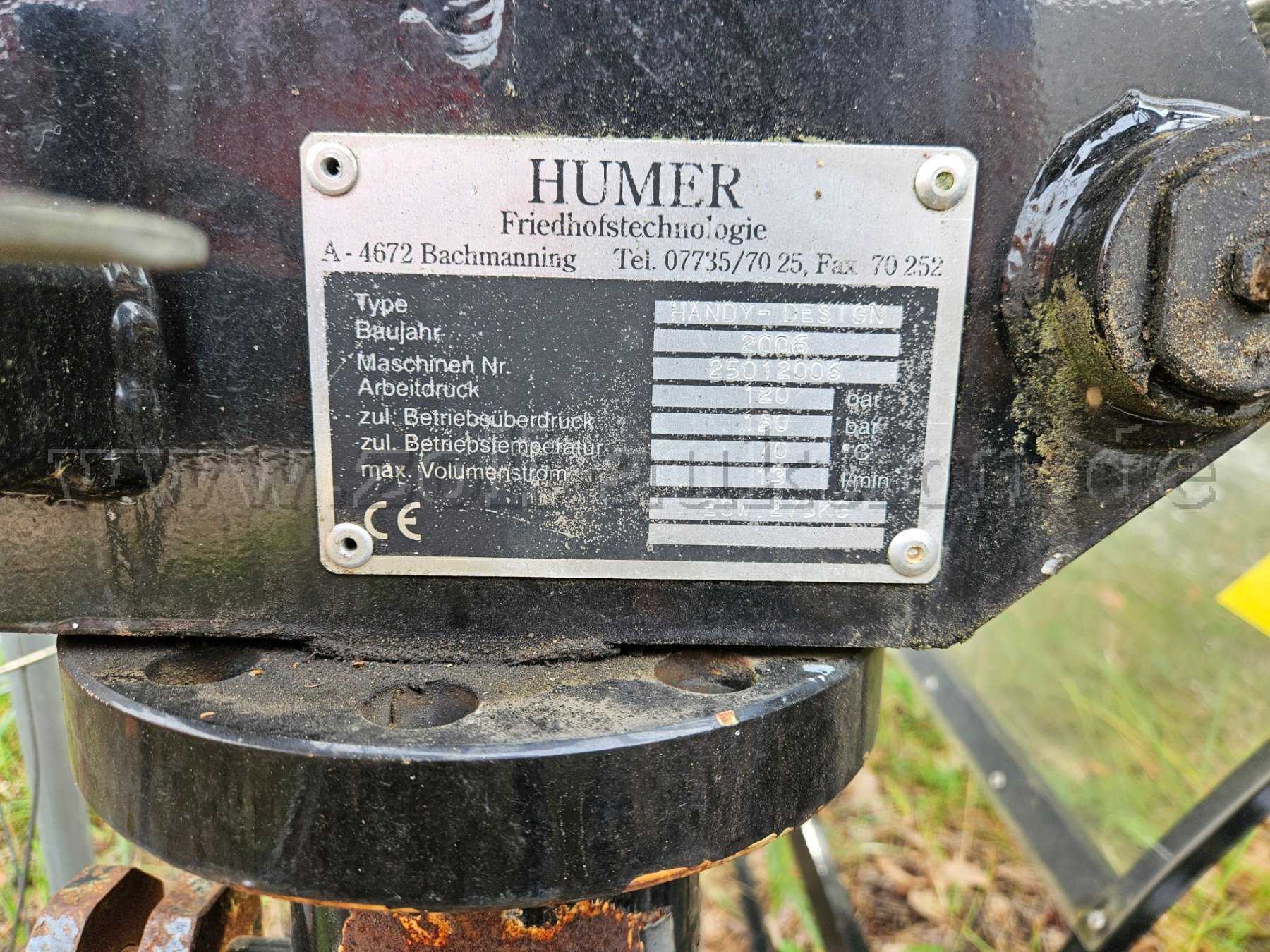 Zoll-Auktion - 1 Humer Friedhofsbagger, Typ Handy (ID 922467)