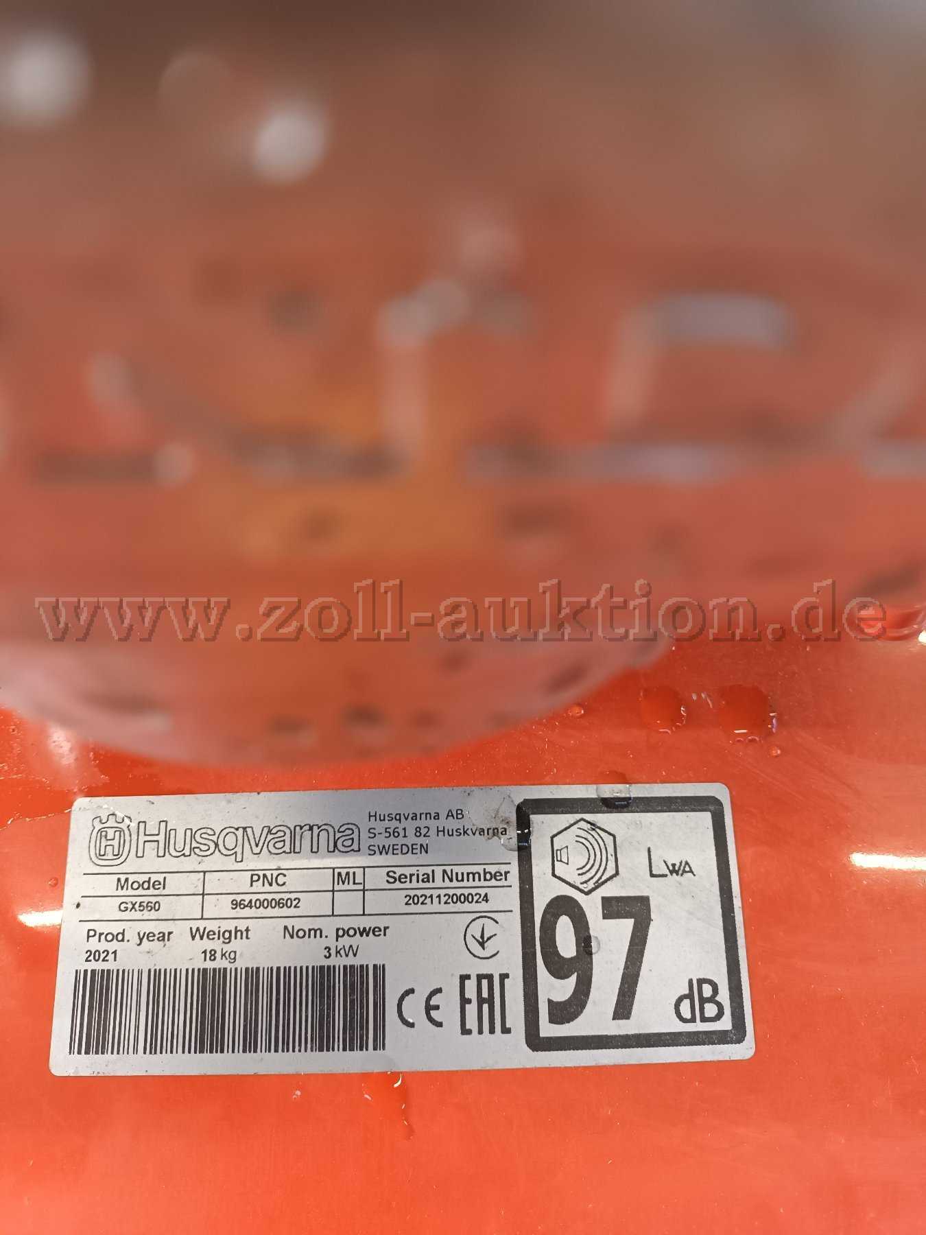 Zoll-Auktion - 1 Husqvarna Luftkissenmäher GX 560 (ID 948286)