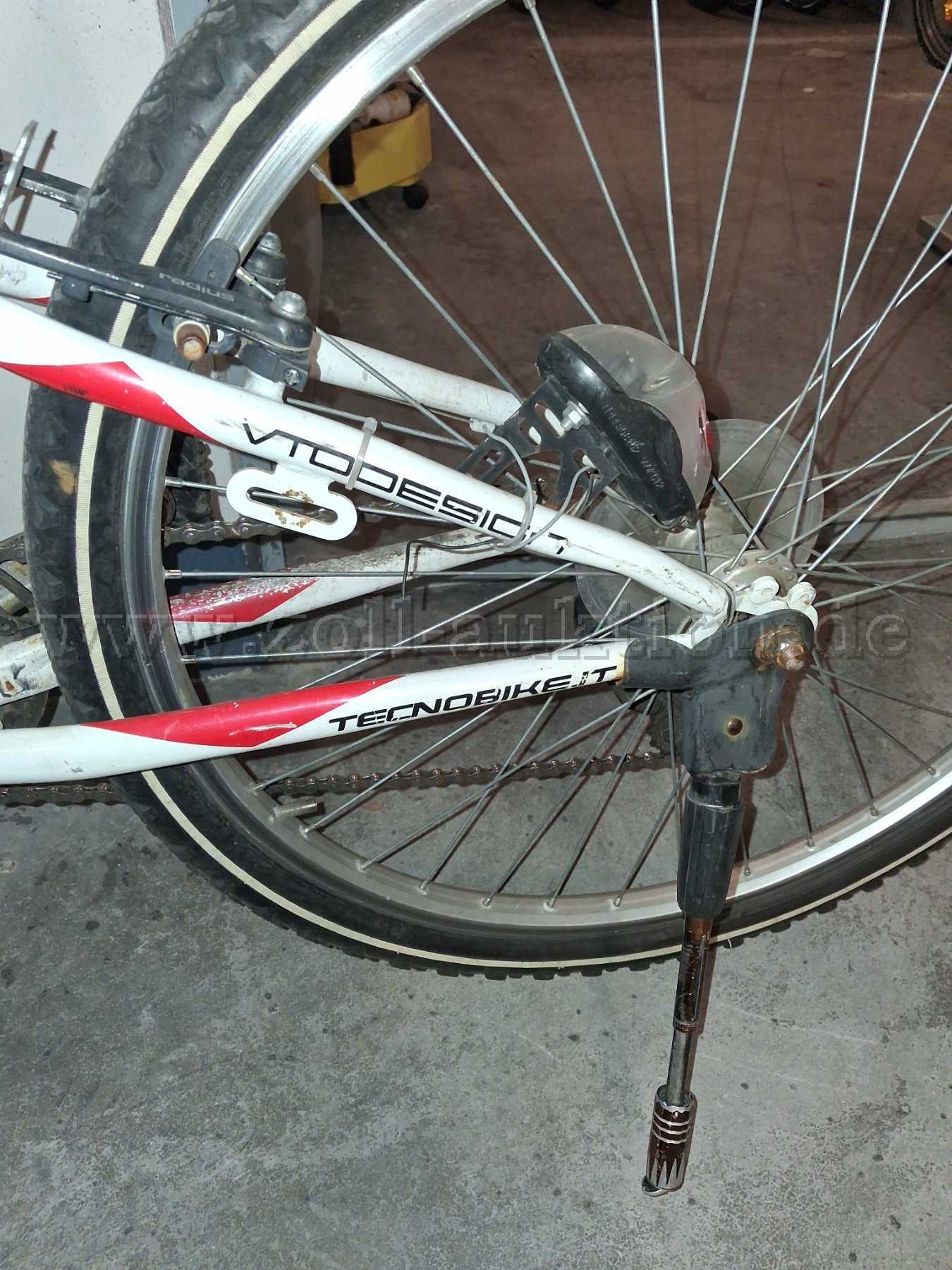 Zoll-Auktion - 1 Jugend Mountainbike weis 26 Zoll; Marke Technobike (ID ...