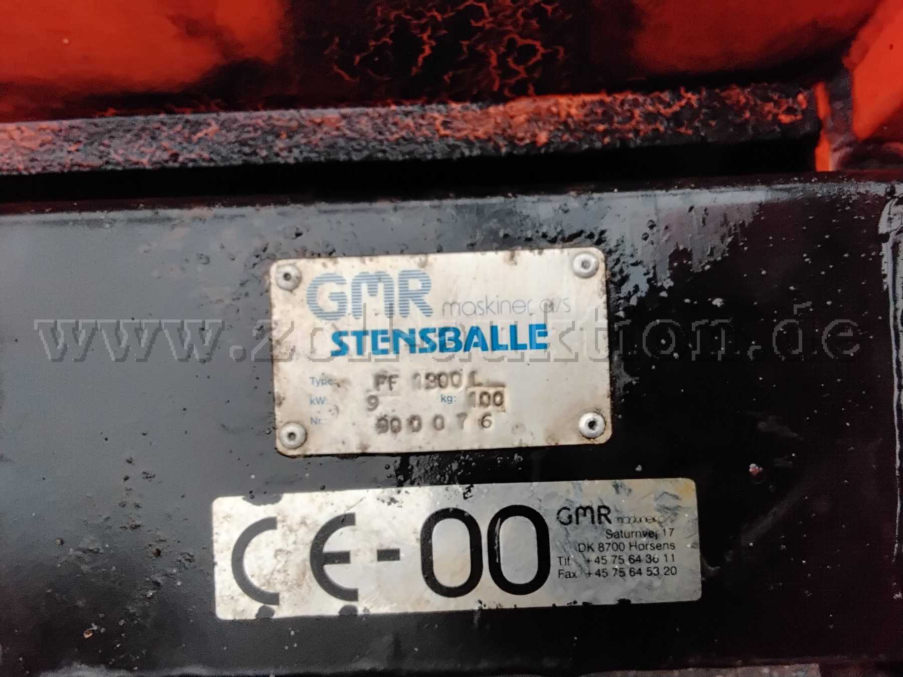 Zoll-Auktion - 1 Kehrmaschine GMR Stensballe Maskin a/s mit ...