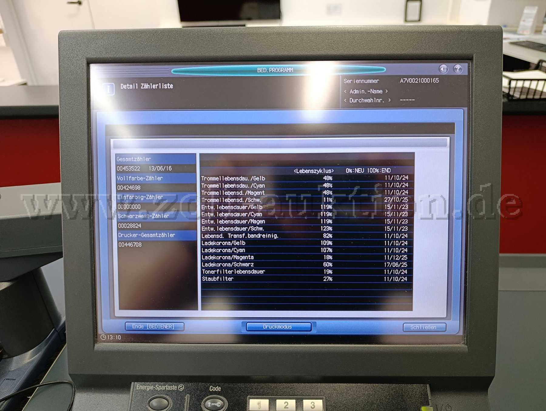 Zoll-Auktion - 1 Konica Minolta bizhub PRESS C71hc Digitales SRA3 ...