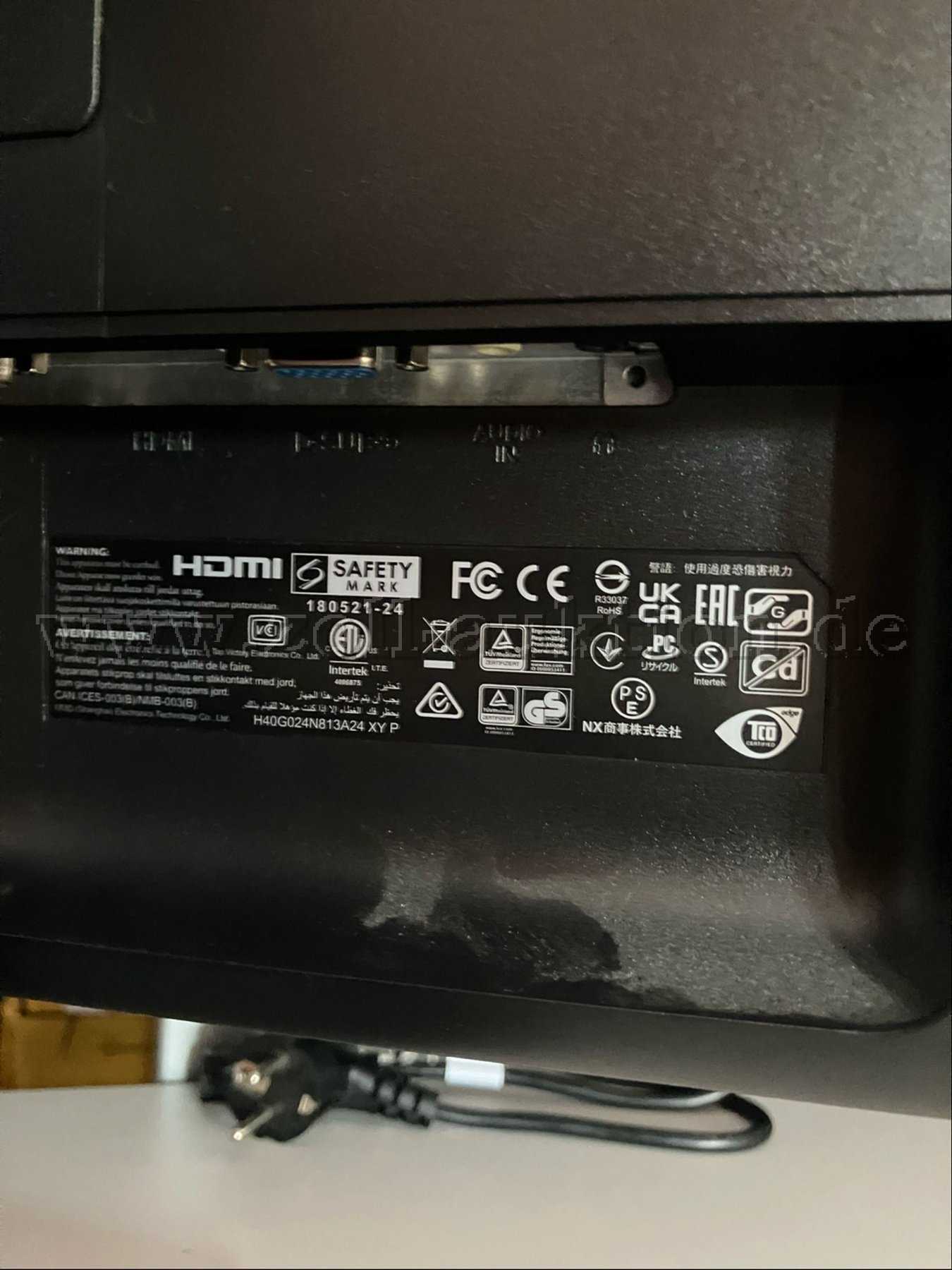 Zoll-Auktion - 1 LCD-Monitor PHILIPS 25-Zoll (gebraucht mit leichtem ...