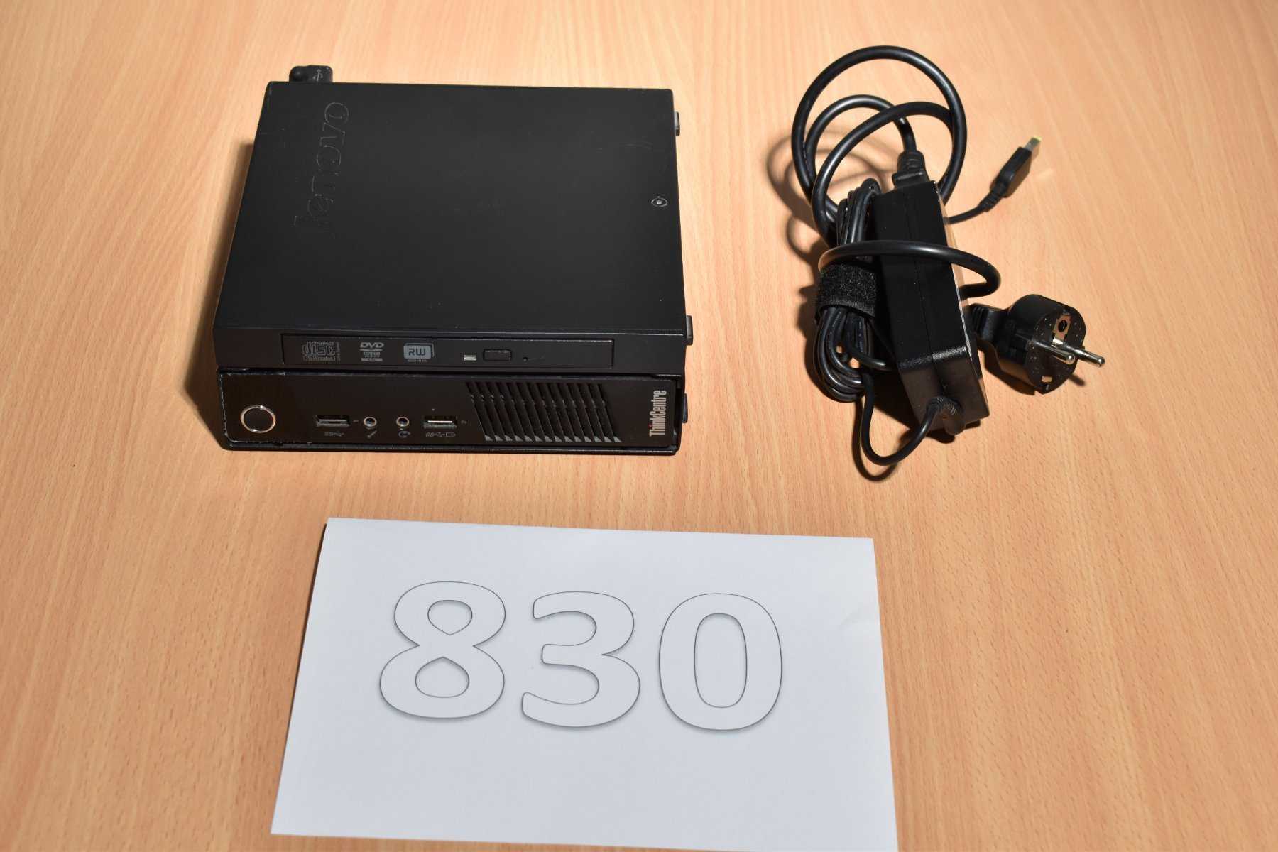 Zoll-Auktion - 1 Lenovo ThinkCentre M93 10A4 – Tiny Desktop (ID 965274)