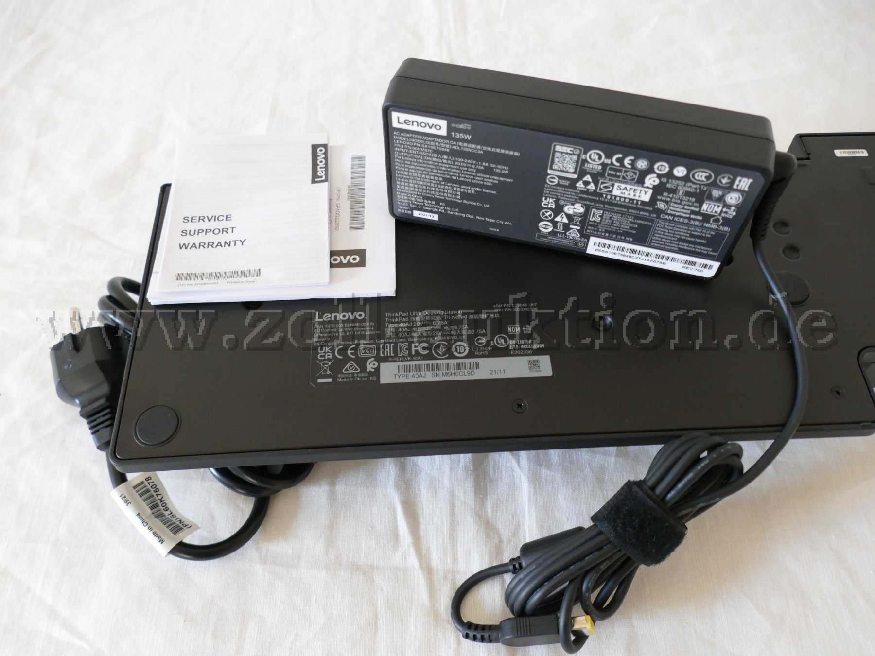 Zoll-Auktion - 1 Lenovo ThinkPad Docking Station, 40AJ0135EU neuwertig ...