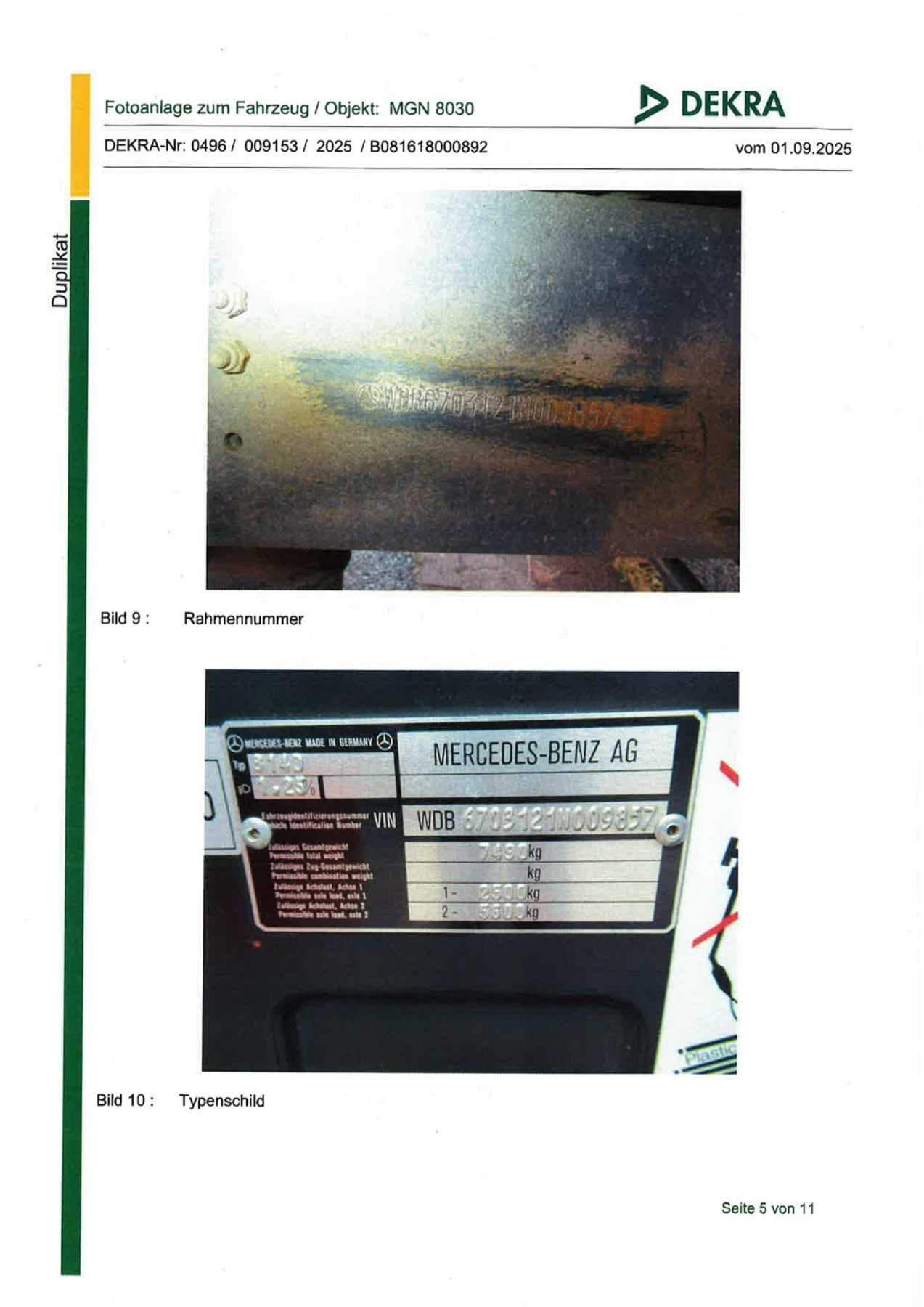 Zoll-Auktion - 1 Löschgruppenfahrzeug LF 8 Mercedes-Benz 814D, gebraucht (ID 928172)