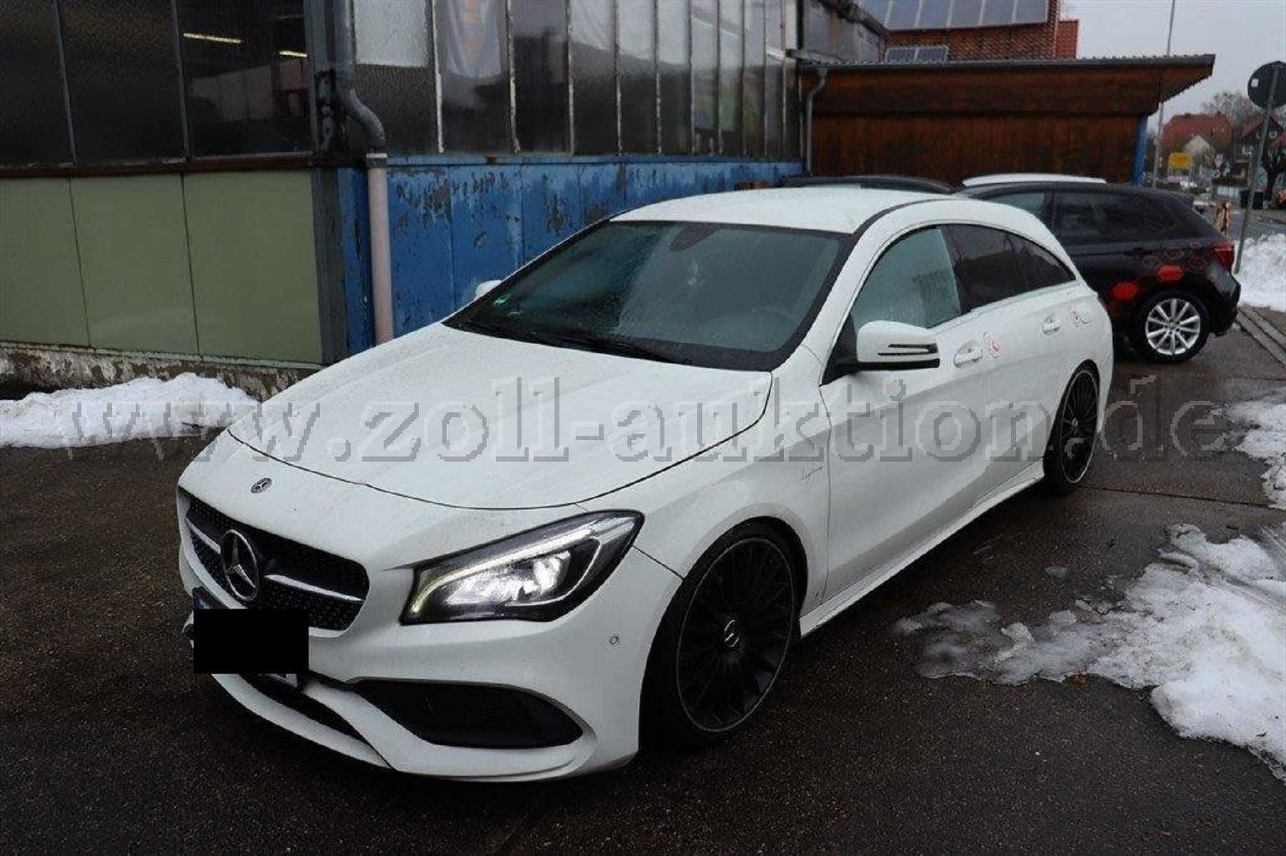 Zoll-Auktion - 1 Mercedes CLA Shooting Brake 220 d AMG Line 2016 weiß ...