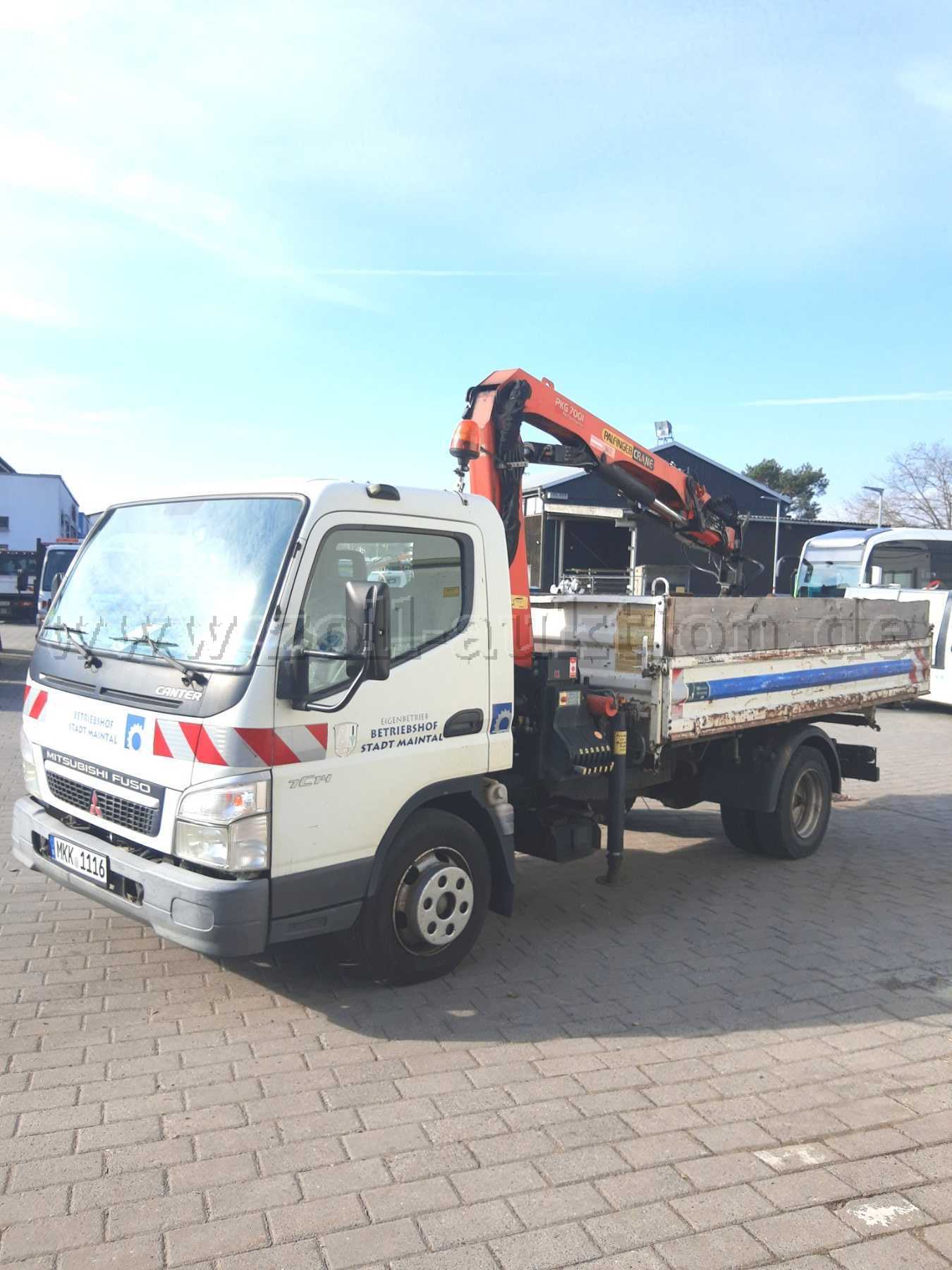 Zoll-Auktion - 1 Mitsubishi Canter 7C14 LKW Kipper offener Kasten mit ...