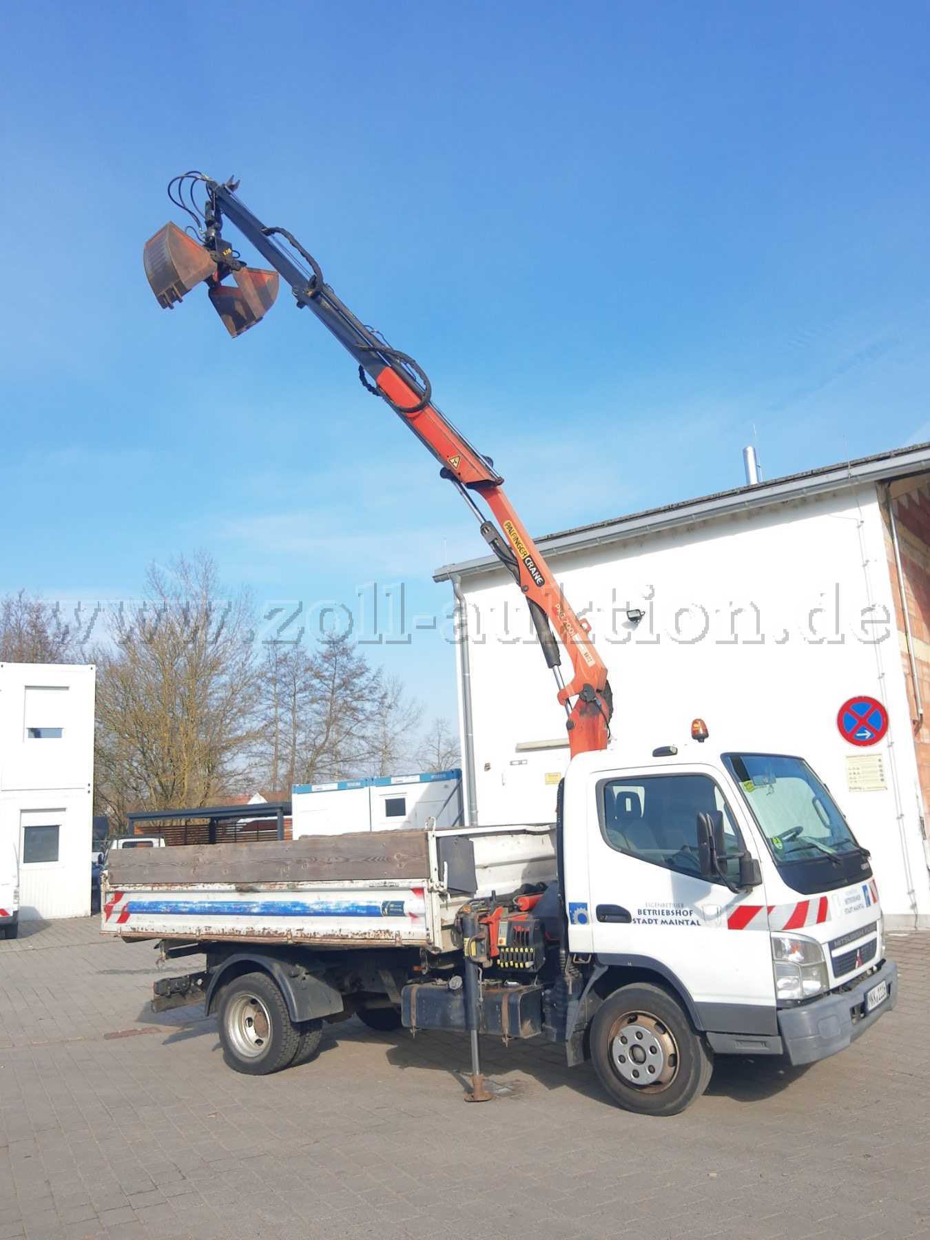 Zoll-Auktion - 1 Mitsubishi Canter 7C14 LKW Kipper offener Kasten mit ...