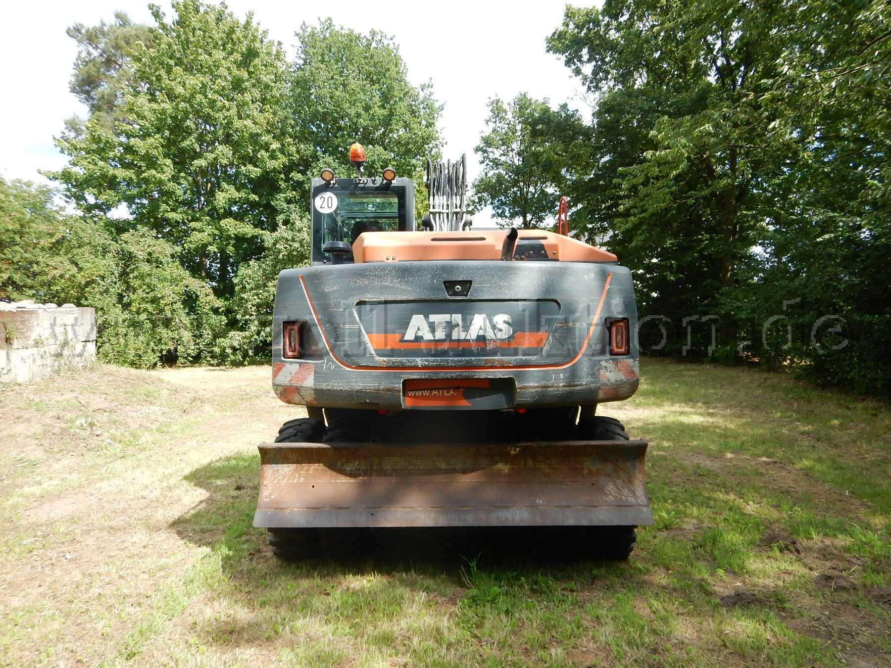 Zoll-Auktion - 1 Mobilbagger Atlas 140 W - Bj. 2015 - rd. 9.500 Bh ...