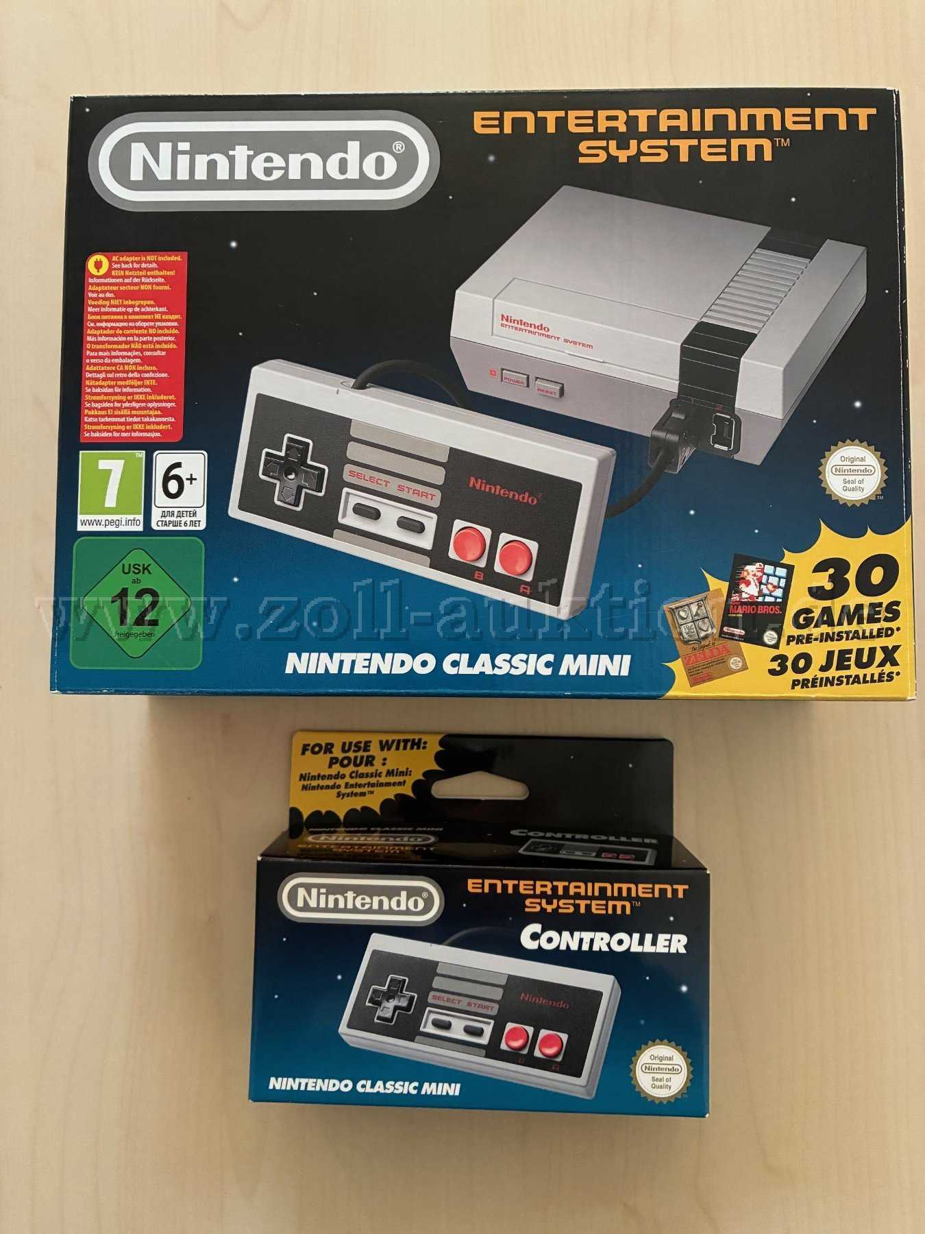 Zoll-Auktion - 1 Nintendo Classic Mini: Nintendo Entertainment System ...