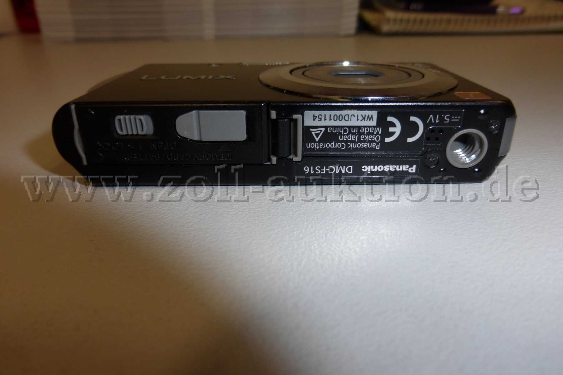 Zoll-Auktion - 1 Panasonic LUMIX FS 16 Digitalkamera mit Zubehör (ID 915062)