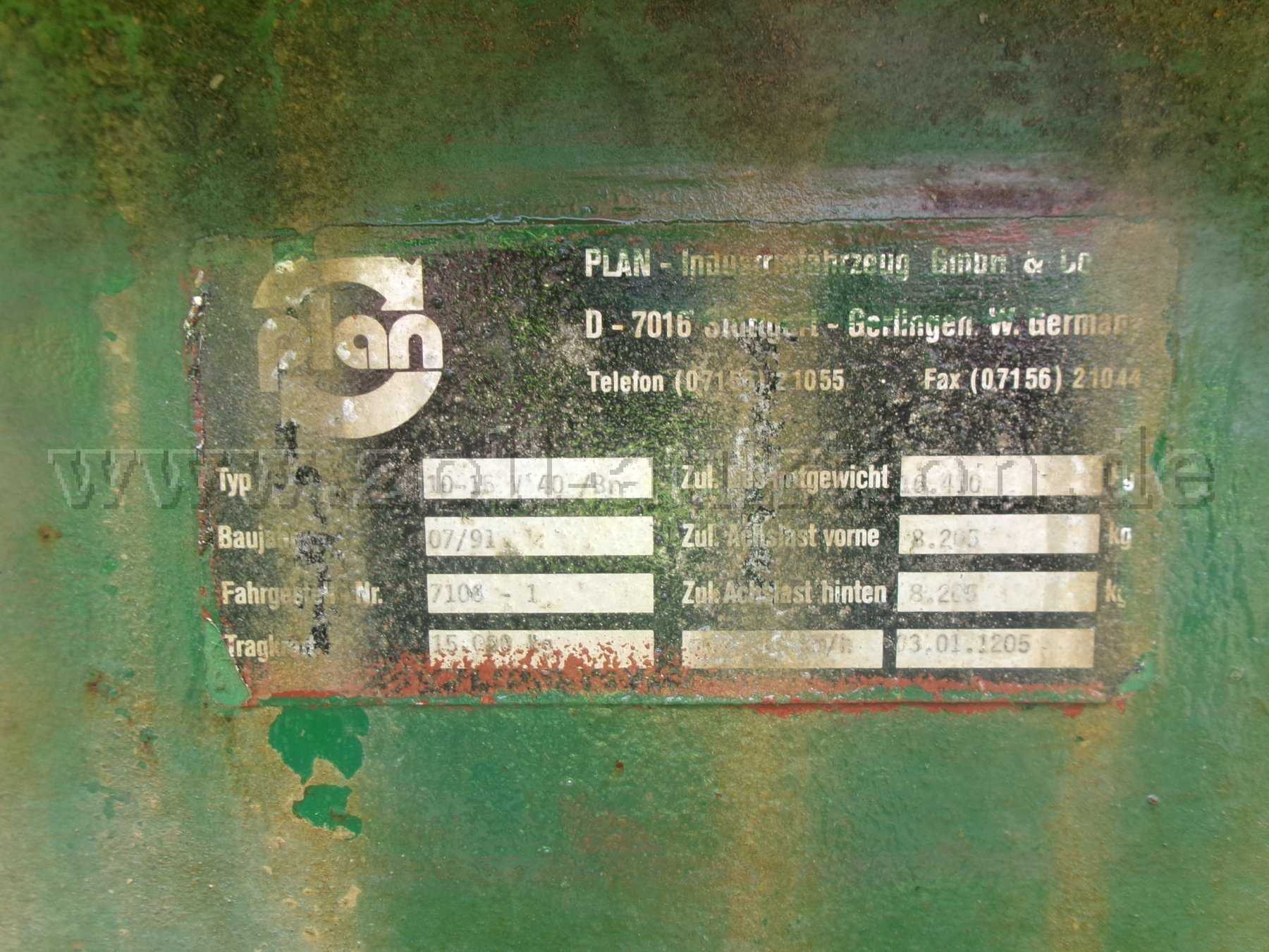 Zoll-Auktion - 1 Plan-Industriefahrzeug GmbH Schwerlast ...