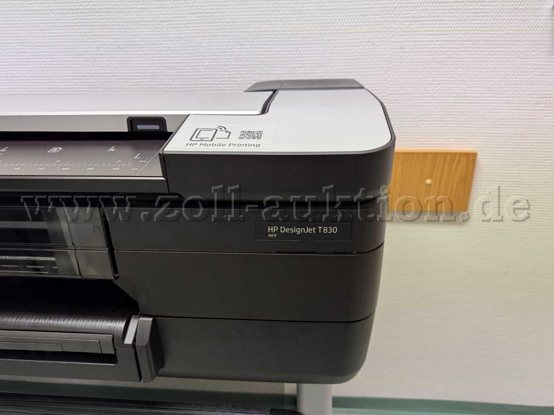Zoll-Auktion - 1 Plotter/Scanner Kombination HP DesignJet T 830 MFP (ID 922090)