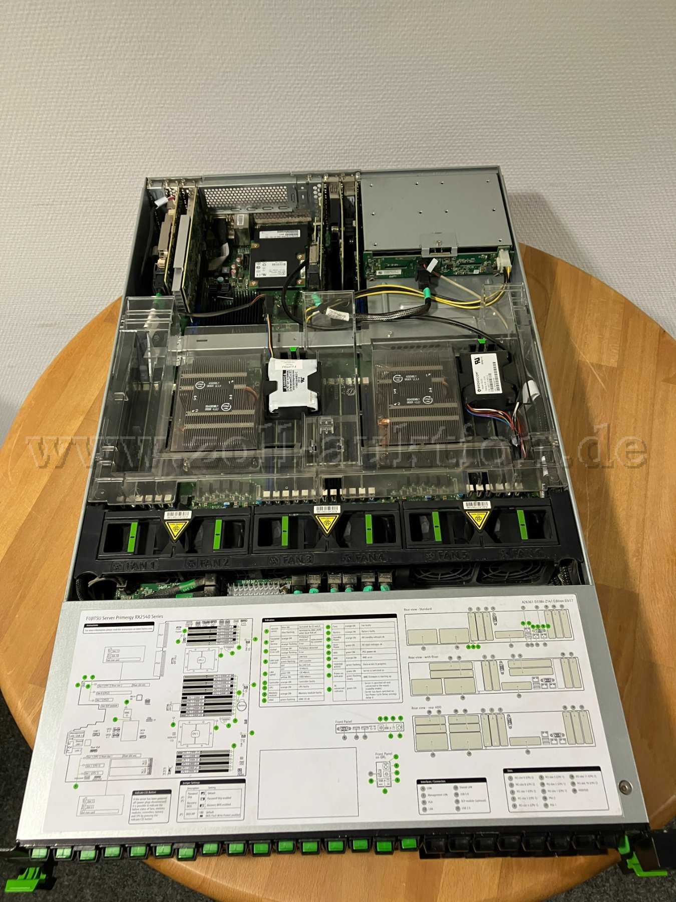 Zoll-Auktion - 1 Server Fujitsu Primergy RX2540 M4 (2xXeon Silver 4110 ...