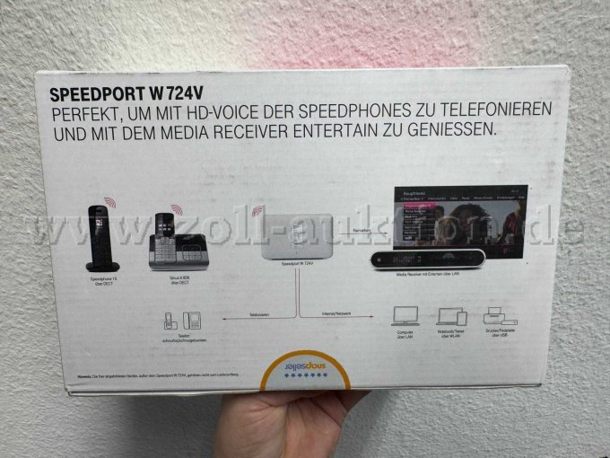 Zoll-Auktion - 1 Speedport W724V Router, Telekom (ID 936149)