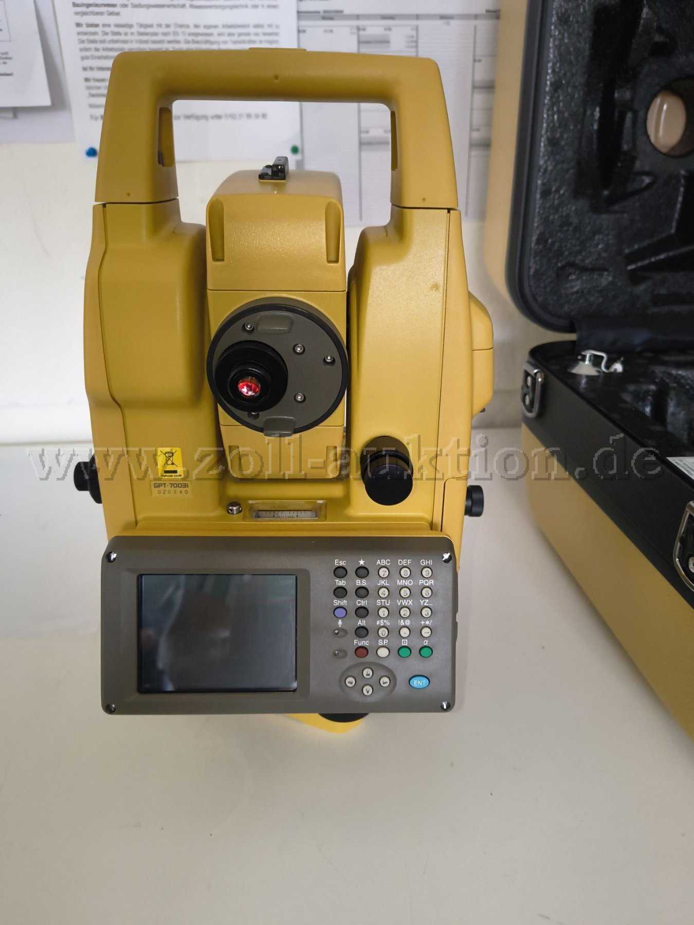 Zoll-Auktion - 1 Tachymeter, Topcon Imaging Totalstation GPT-7003i (ID ...