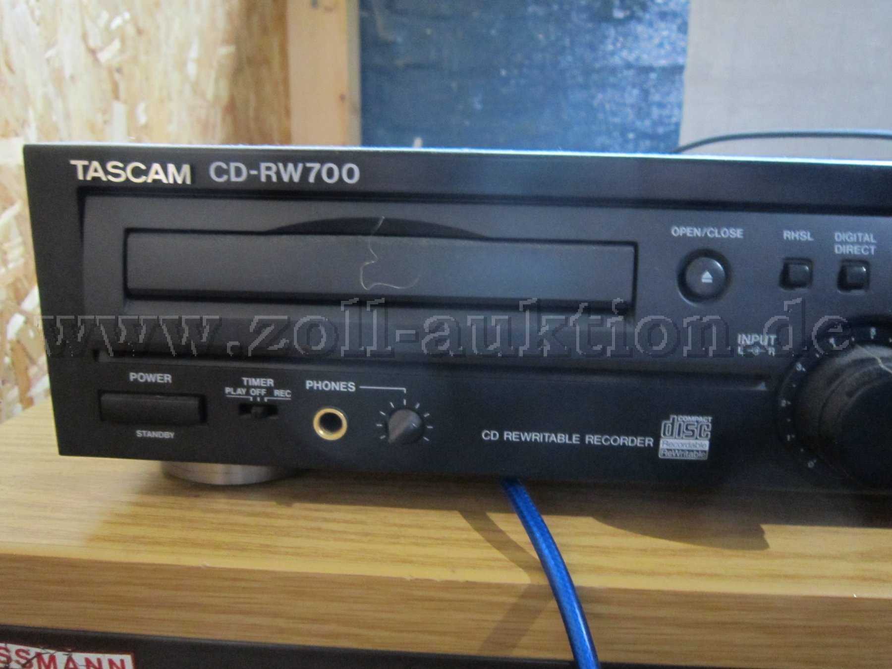 Zoll-Auktion - 1 Tascam CD-RW 700 (CD-Recorder) (ID 962857)