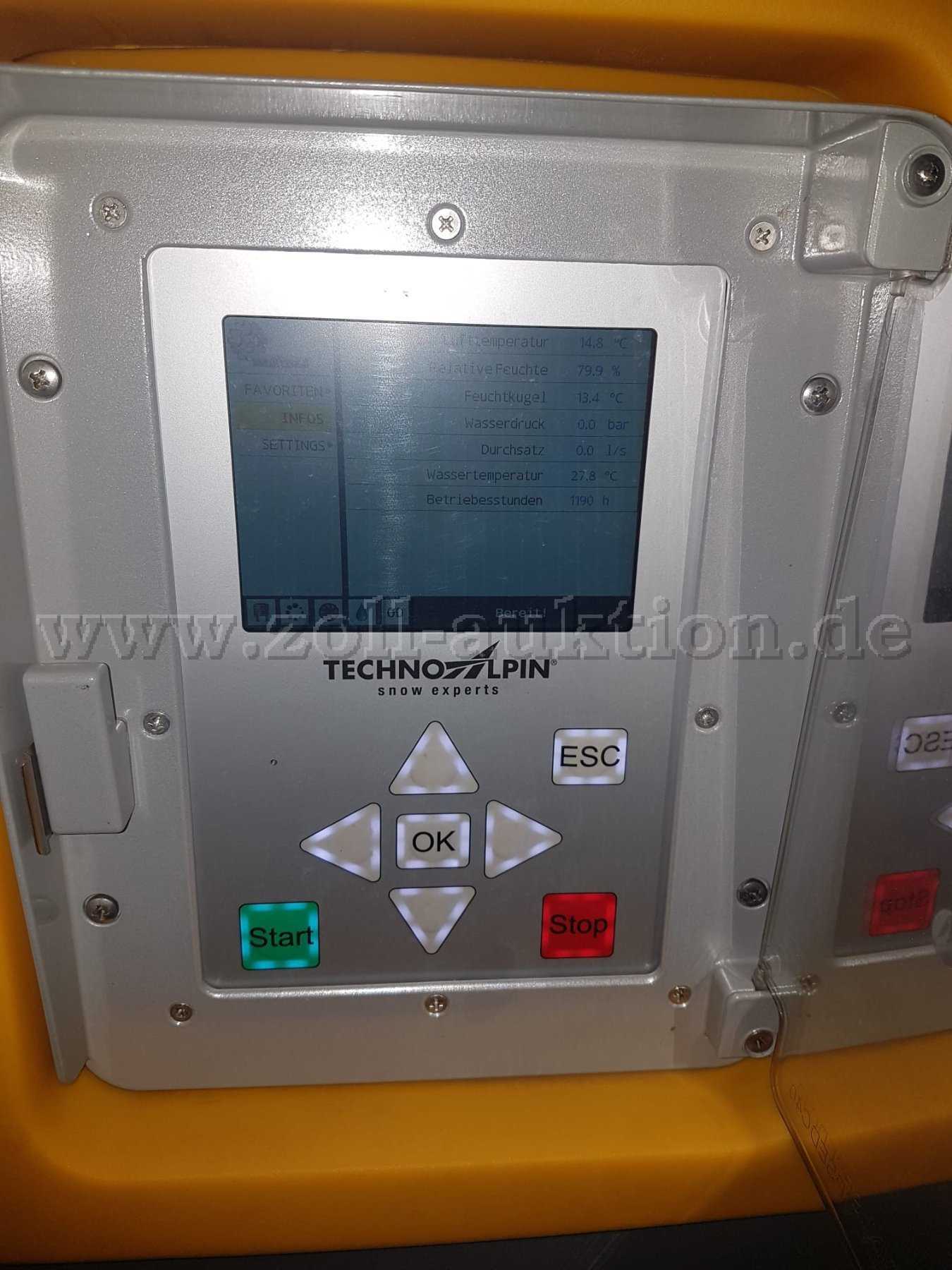 Zoll-Auktion - 1 Techno Alpin Schneeerzeuger TF10 AM 400 V 50 Hz (ID ...