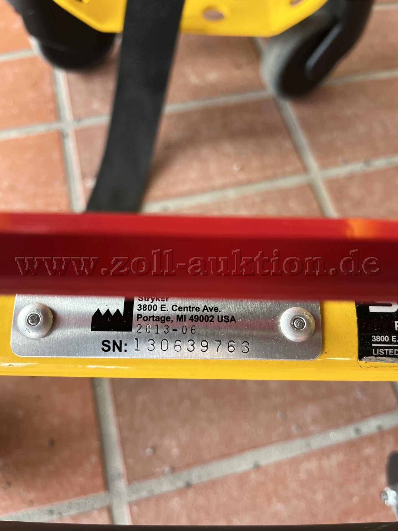 Zoll-Auktion - 1 Treppengleitstuhl des Firma stryker (ID 946698)