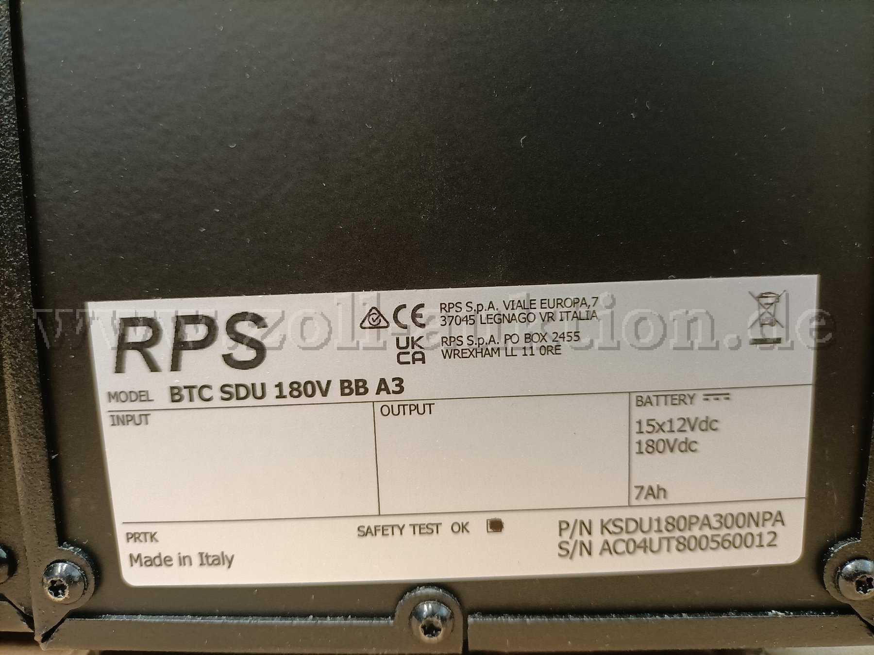 Zoll-Auktion - 1 Unterbrechungsfreie Stromversorgung USV or UPS, 6kVA ...