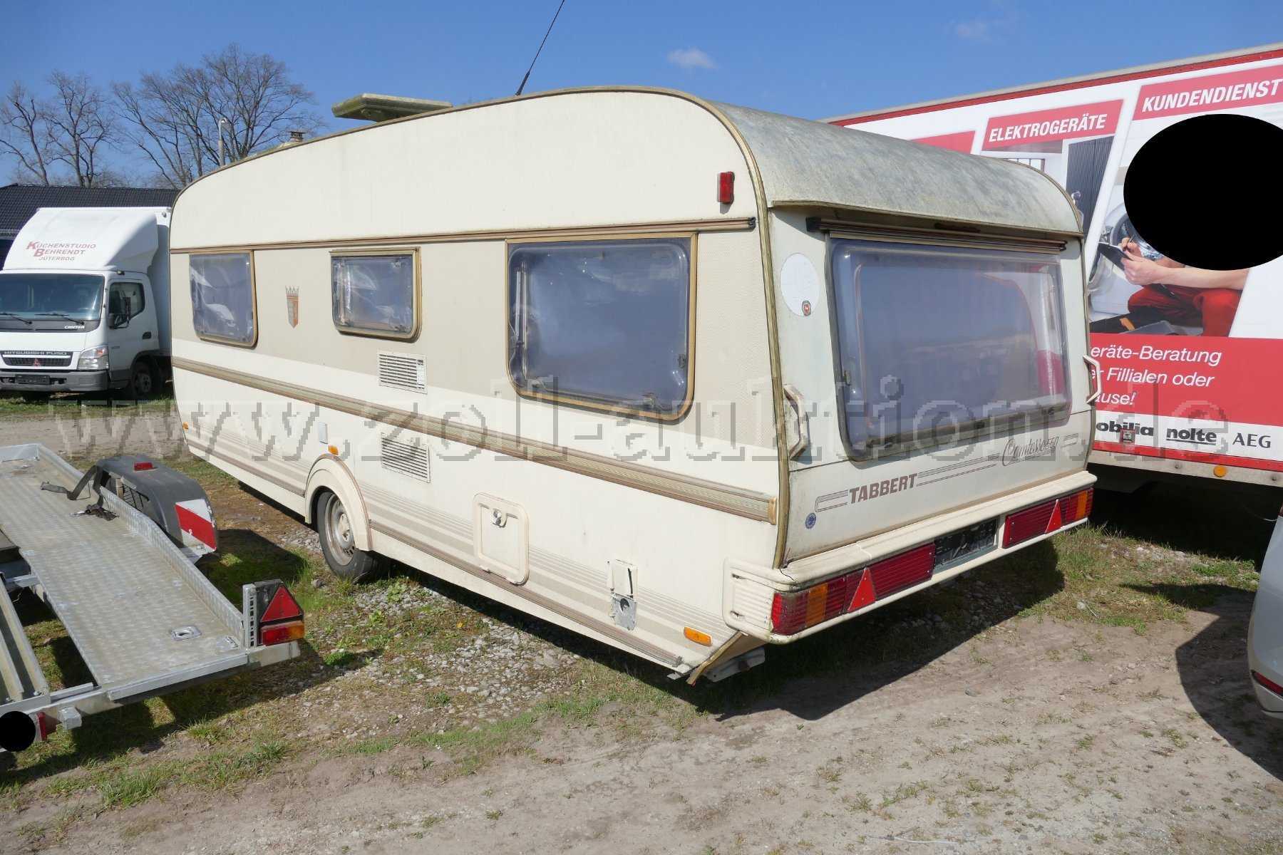 Zoll-Auktion - 1 Wohnwagen Tabbert Wohnwagen Comtesse 560 / Unfall ...
