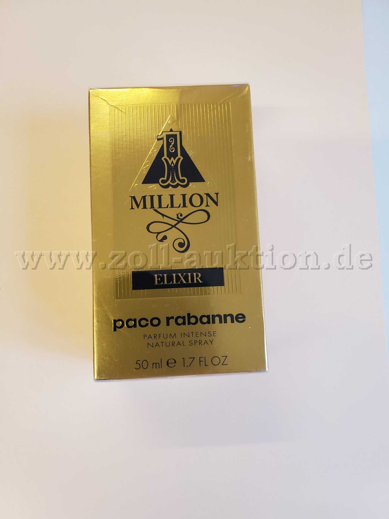 Zoll-Auktion - 1 paco rabanne - 1 MILLION - ELIXIR Parfüm Intense ...