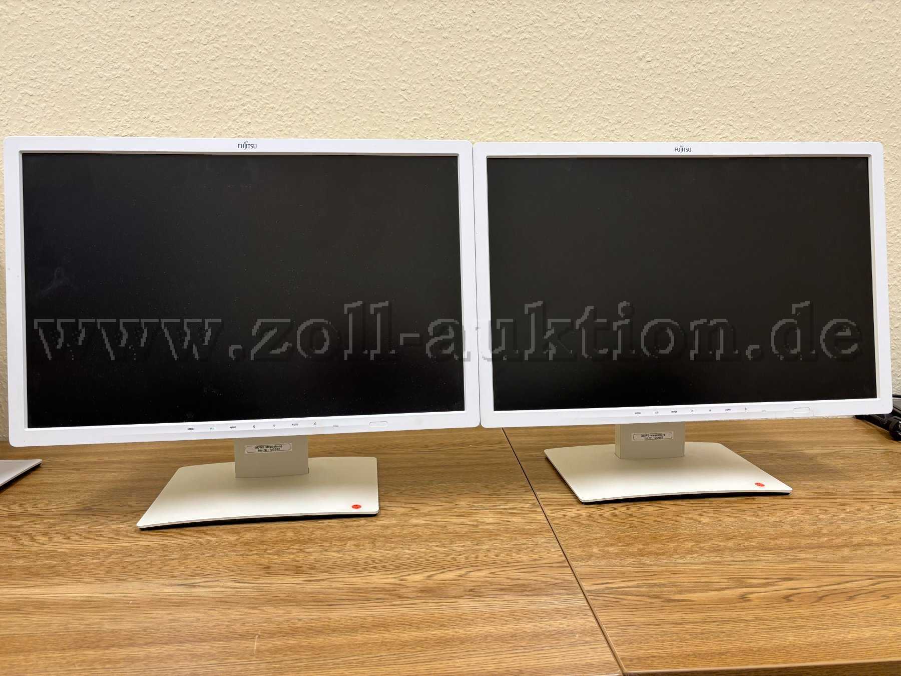 Zoll-Auktion - 2 Monitore Fujitsu B24W-7 LED 24 Zoll (60,96 cm) (ID 932970)