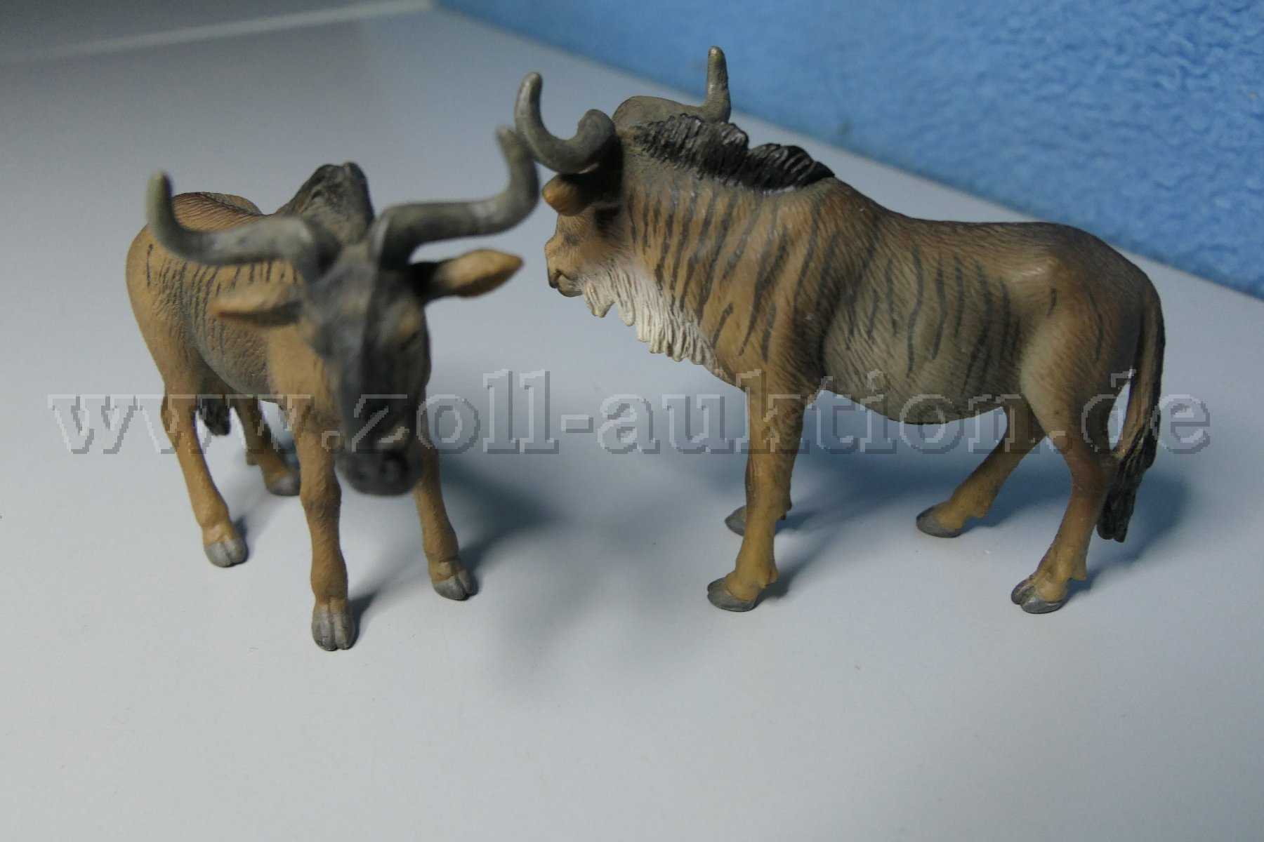 Zoll-Auktion - 2 Schleich Tiere "Gnu 14386" (ID 935742)