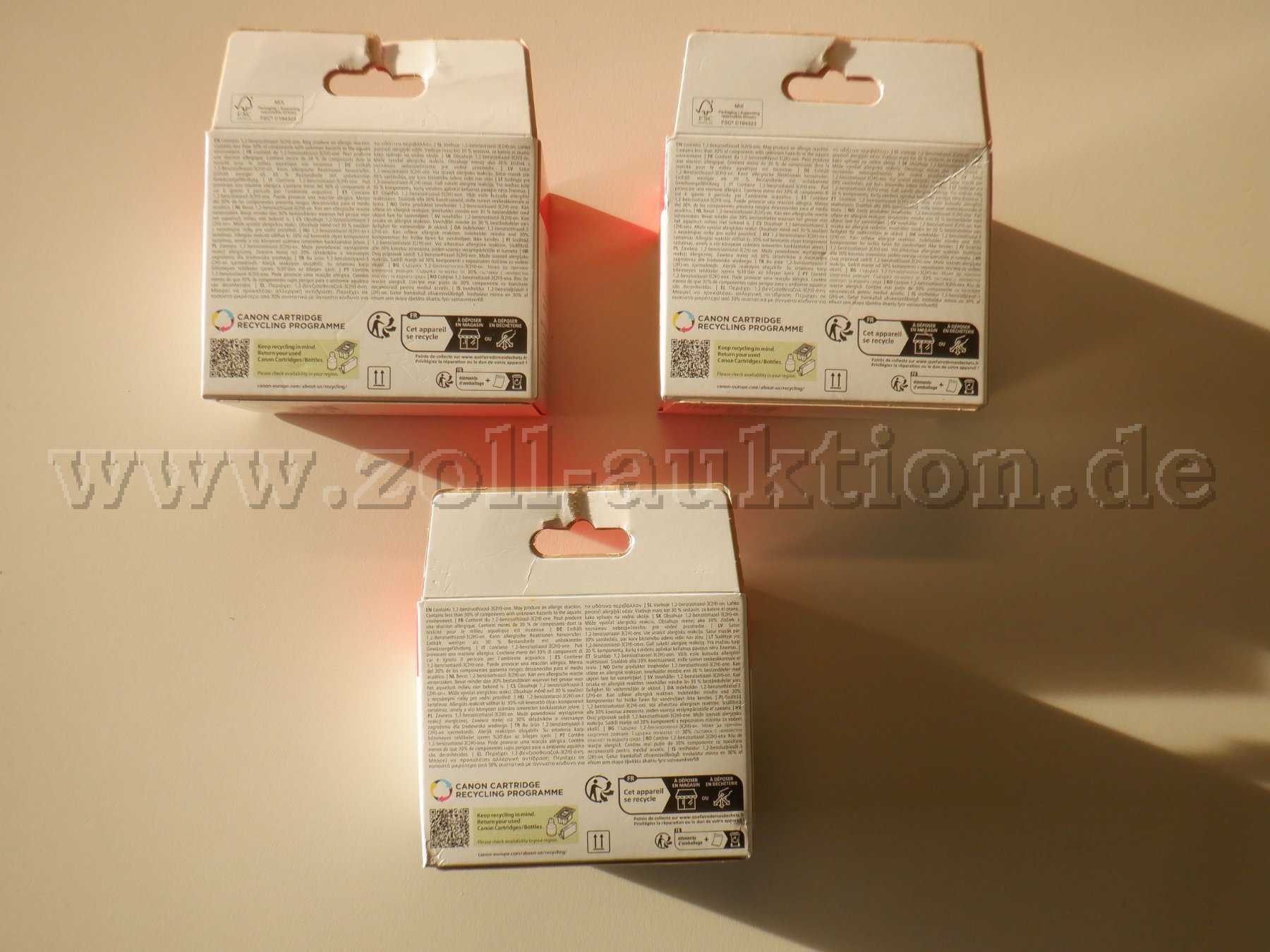 Zoll-Auktion - 3 Canon Multipack 580,581,571,551 (ID 931555)