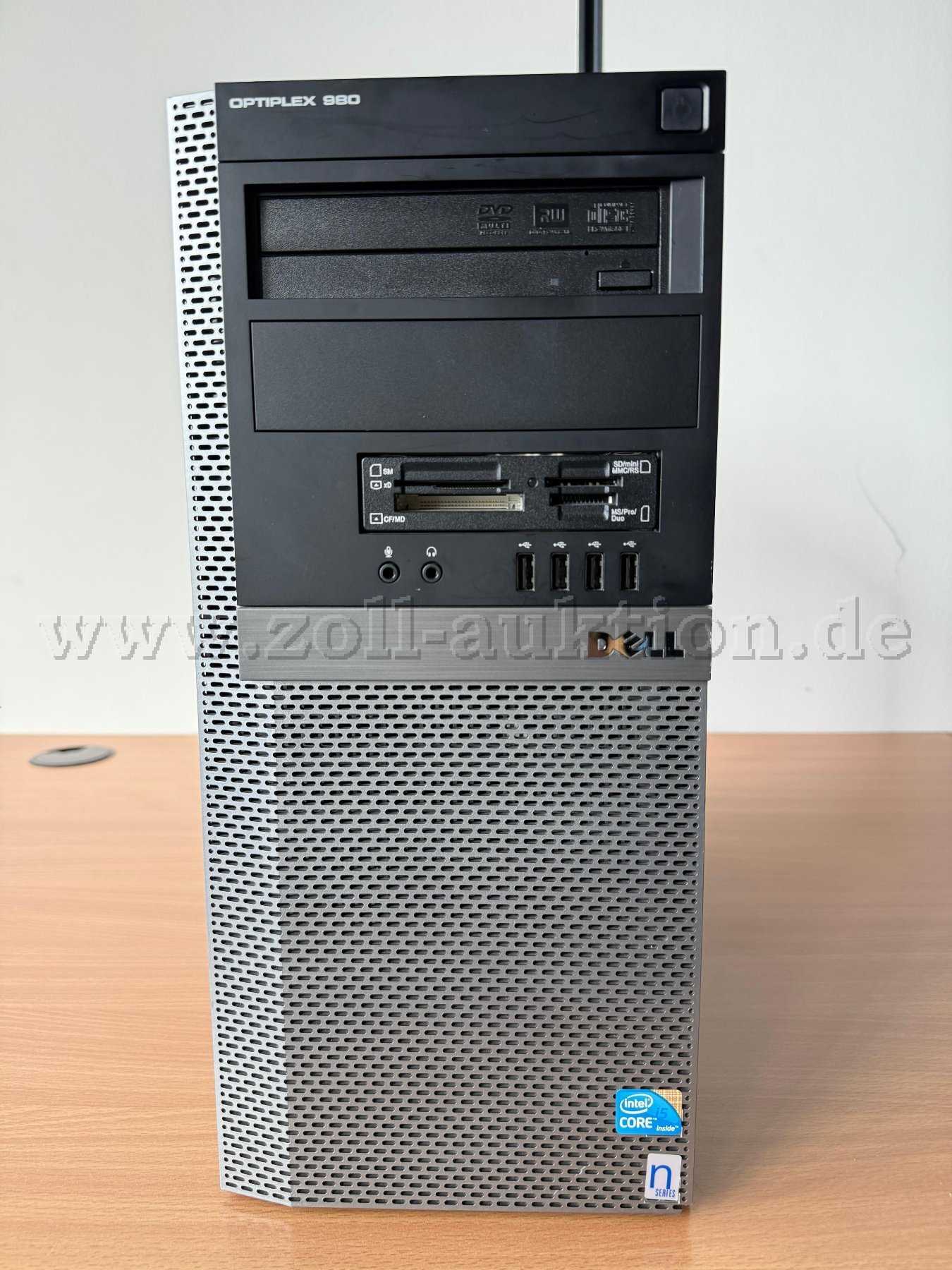 Zoll-Auktion - 3 PC Dell, OptiPlex 980 MT, PC (inkl. 3 Dell Monitoren ...