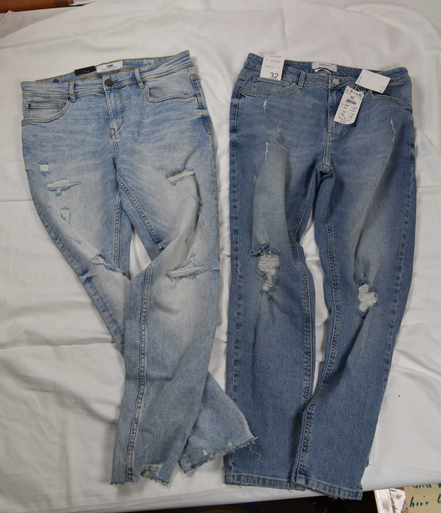 Zoll-Auktion - 4 Jeans Gr. 32 &33 der Marken „Camp David“, „FSBN“ u. w ...